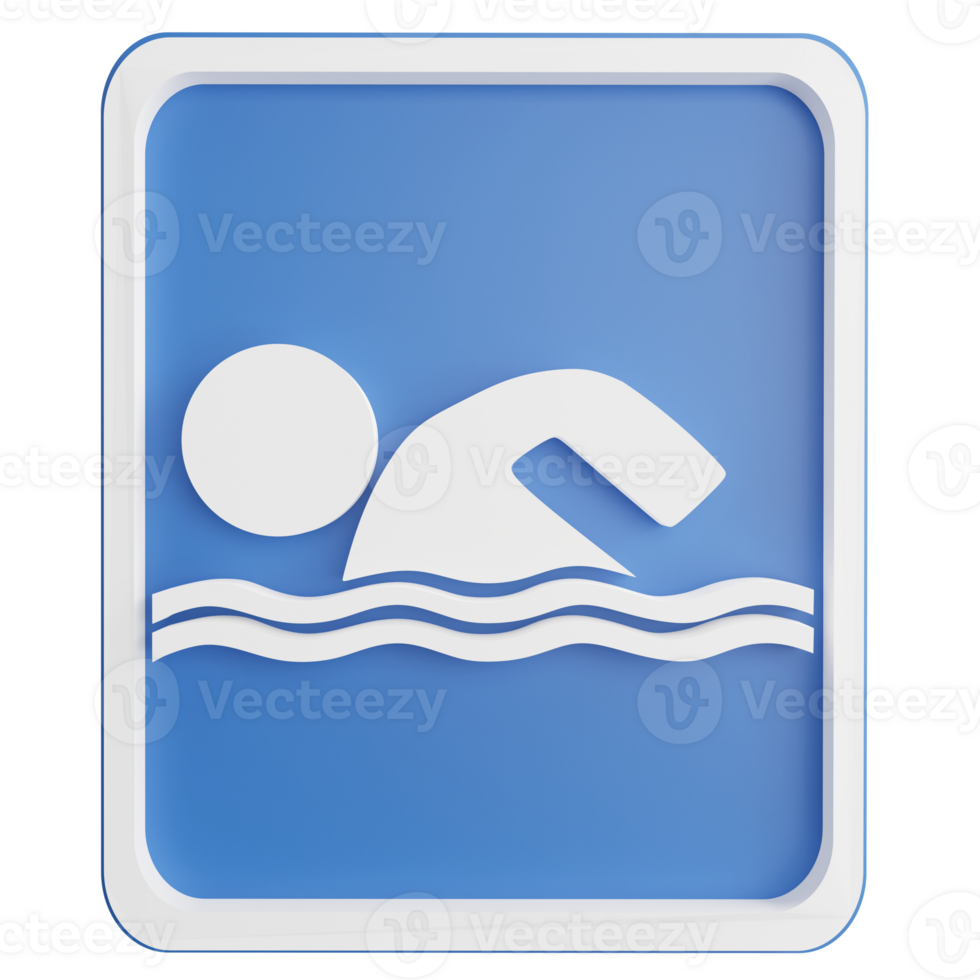 nager bassin signe clipart plat conception icône isolé sur transparent ... nager bassin signe clipart plat conception icône isolé sur transparent ...