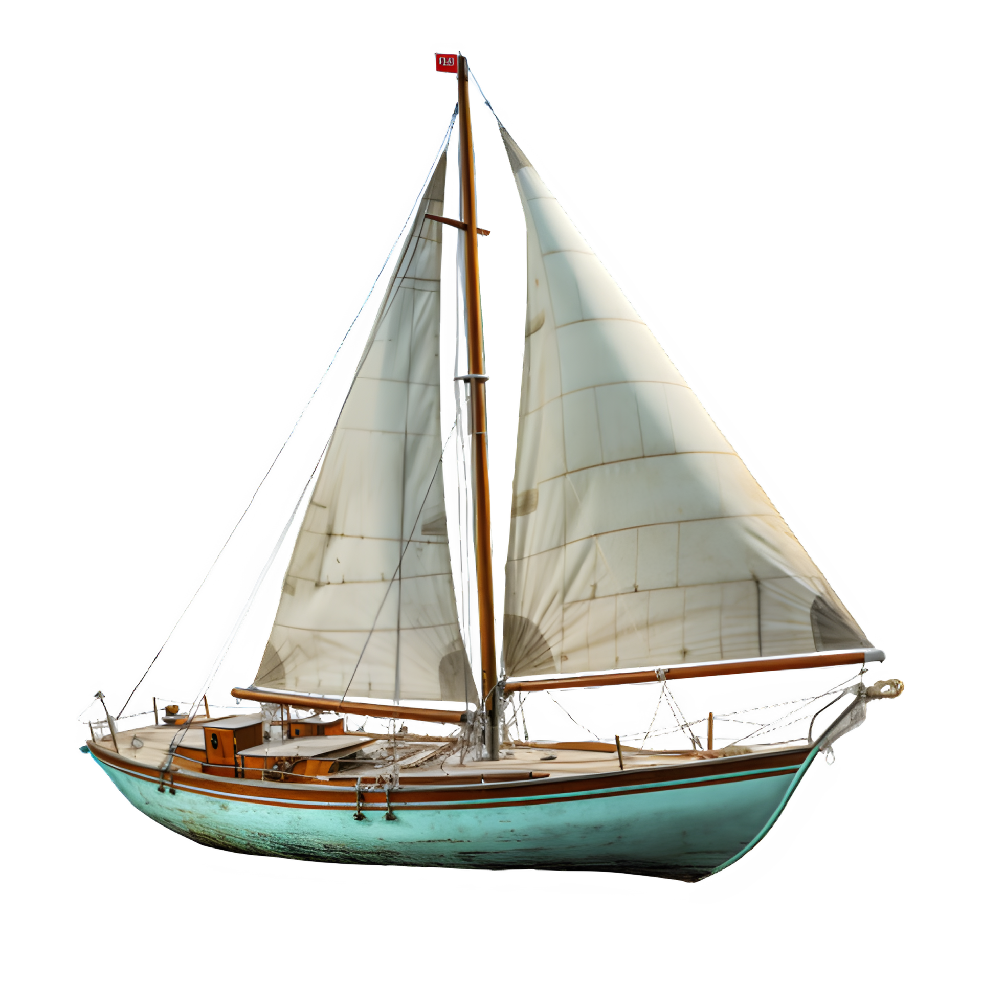 Traditional Sailing Ship Png Wooden Sailing Boat Isolated On