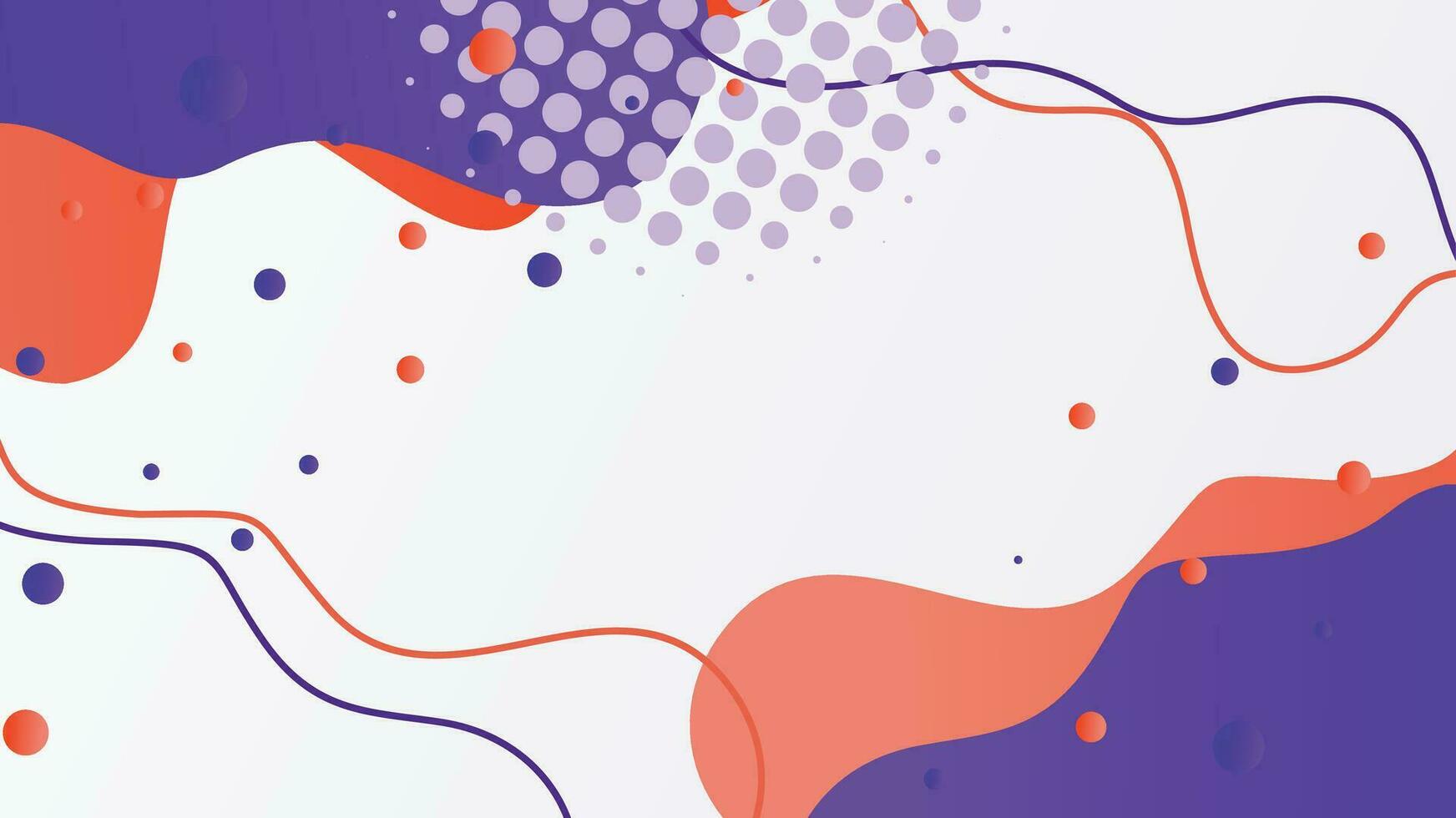 Abstract Gradient Dynamic Fluid Shapes Background Design Template