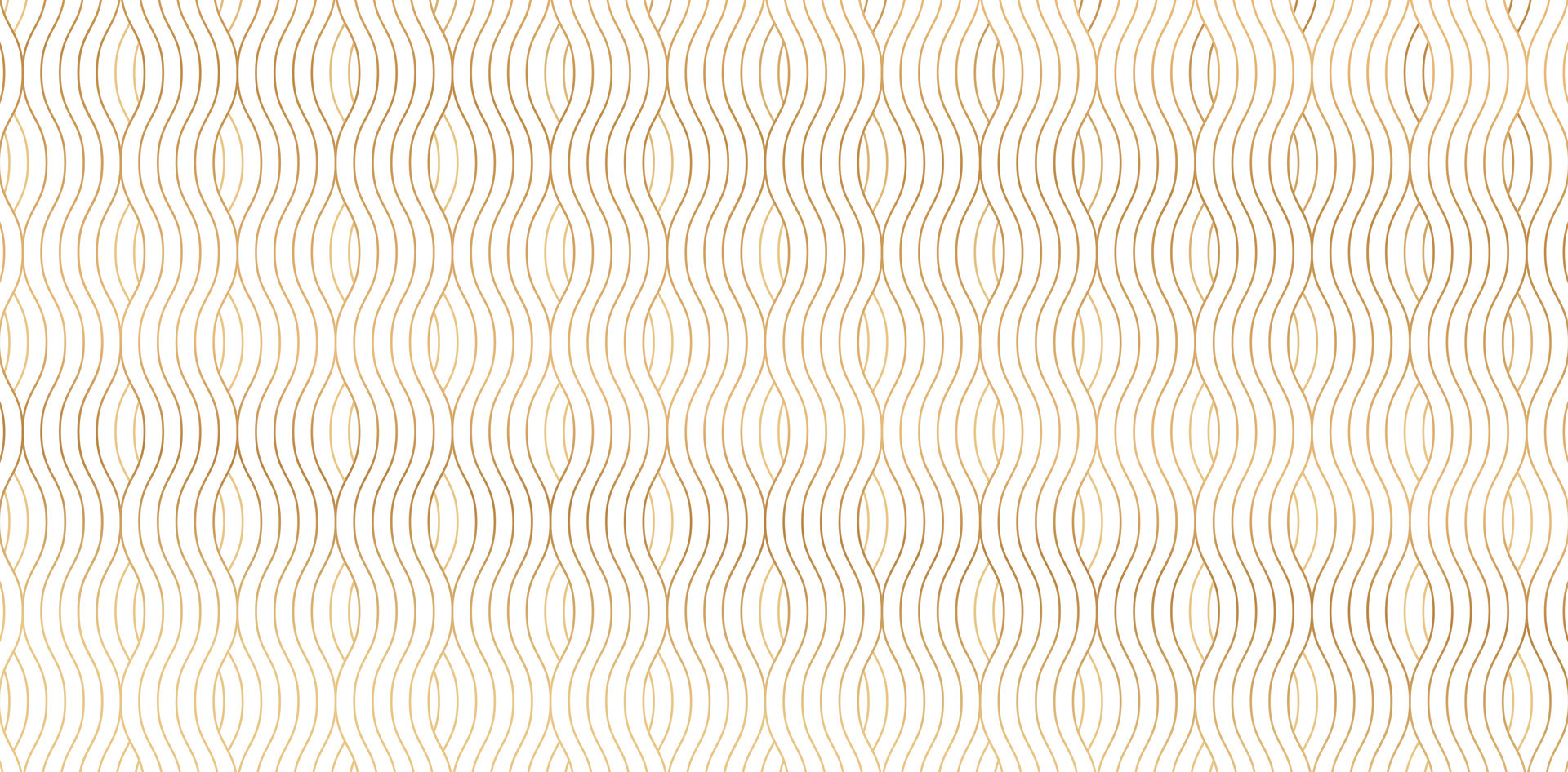 vector ilustración sin costura modelo con dorado ondulado líneas en ...