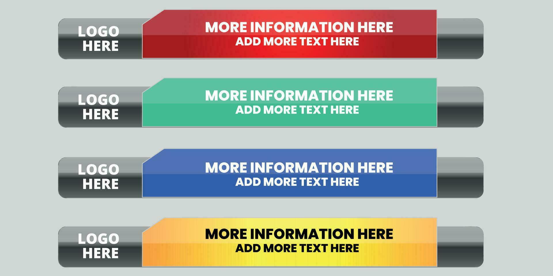 Lower third vector design with shape overlay - News Lower Thirds Pack ... Lower third vector design with shape overlay - News Lower Thirds Pack ...