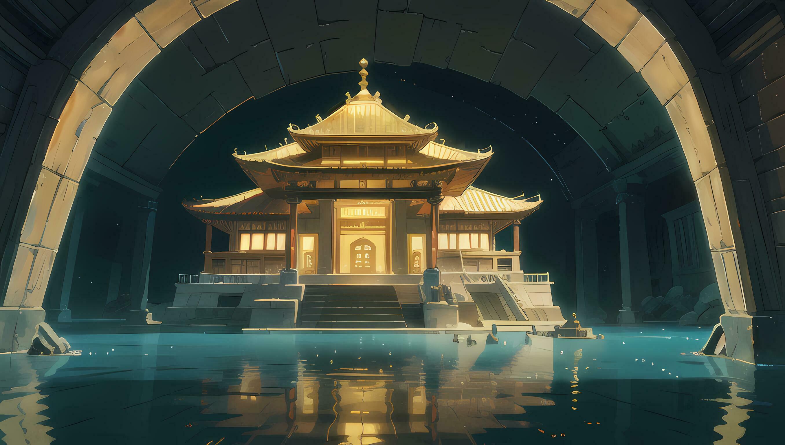 Ancient Temple Graphic Novel Anime Manga Wallpaper 32492906 Stock Photo ... Ancient Temple Graphic Novel Anime Manga Wallpaper 32492906 Stock Photo ...