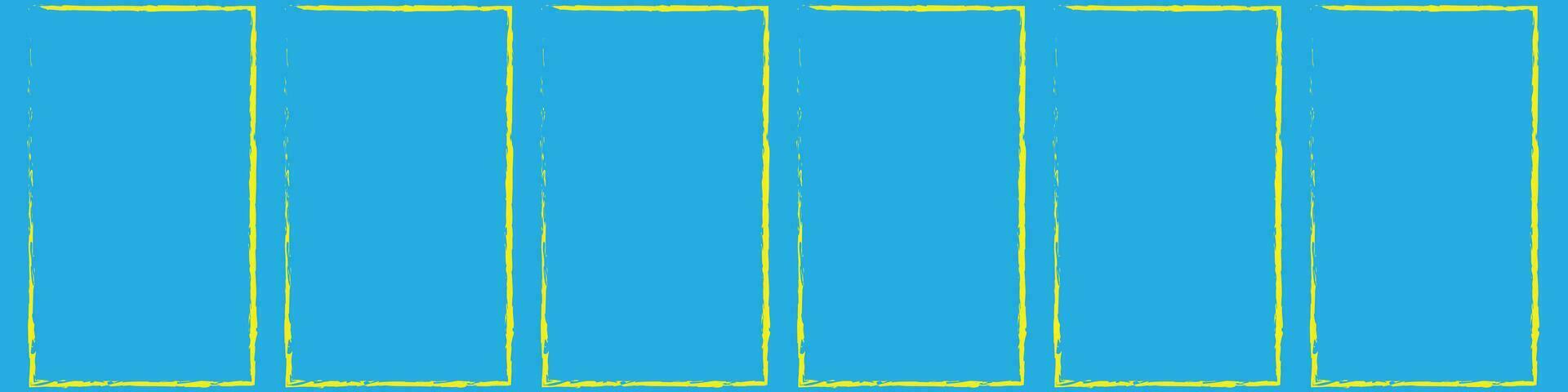 Grunge Square And Rectangle Frames Ink Empty Black Boxes Set Rectangle Borders Collections