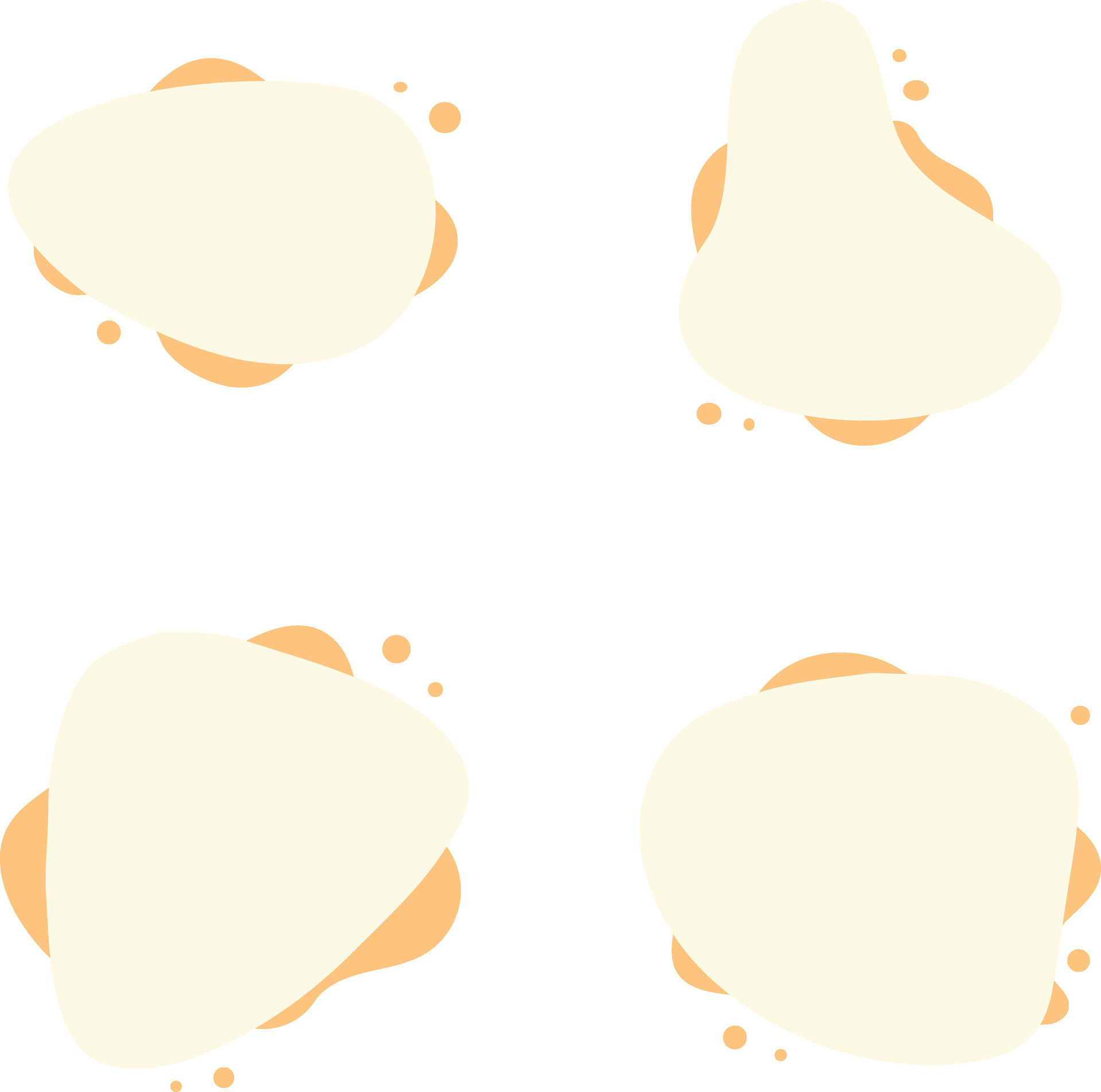 Blob Text Box With Irregular Dynamic Design. Vector Illustration ...