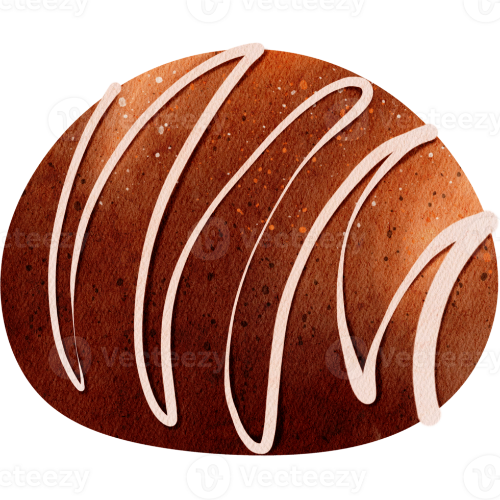 Watercolor Of Sweet Chocolate 32498841 Png