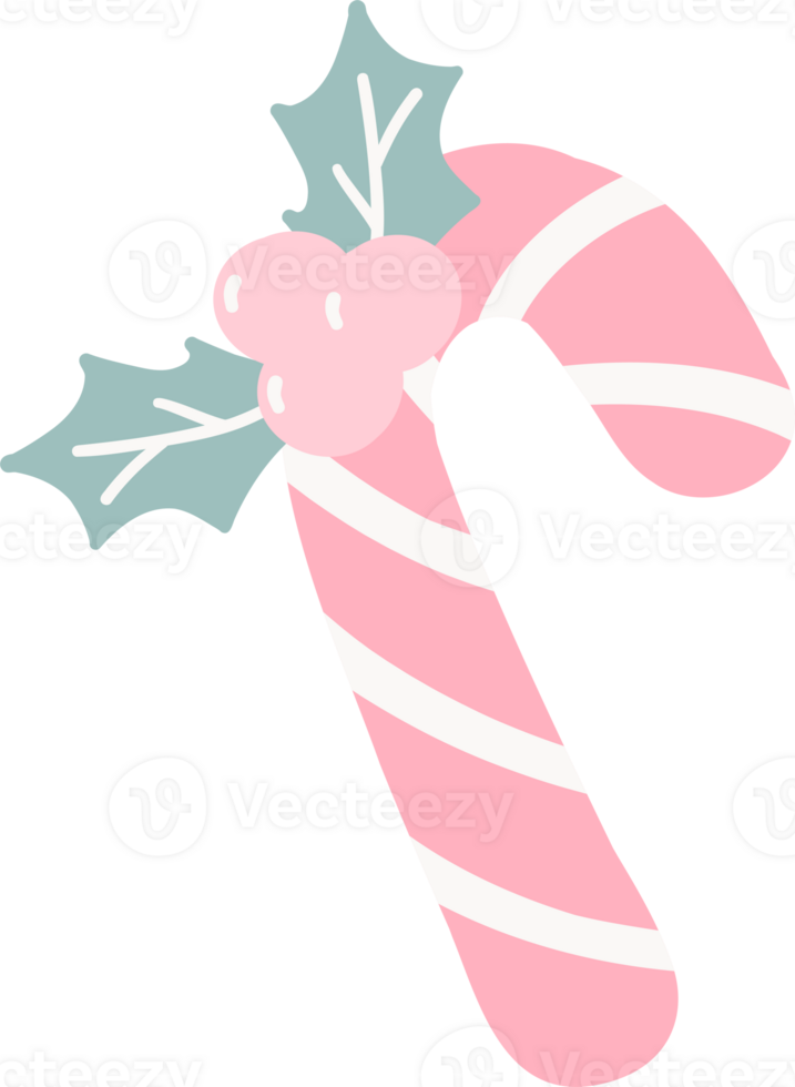 Pink Christmas Candy Cane Decoration 32503968 Png