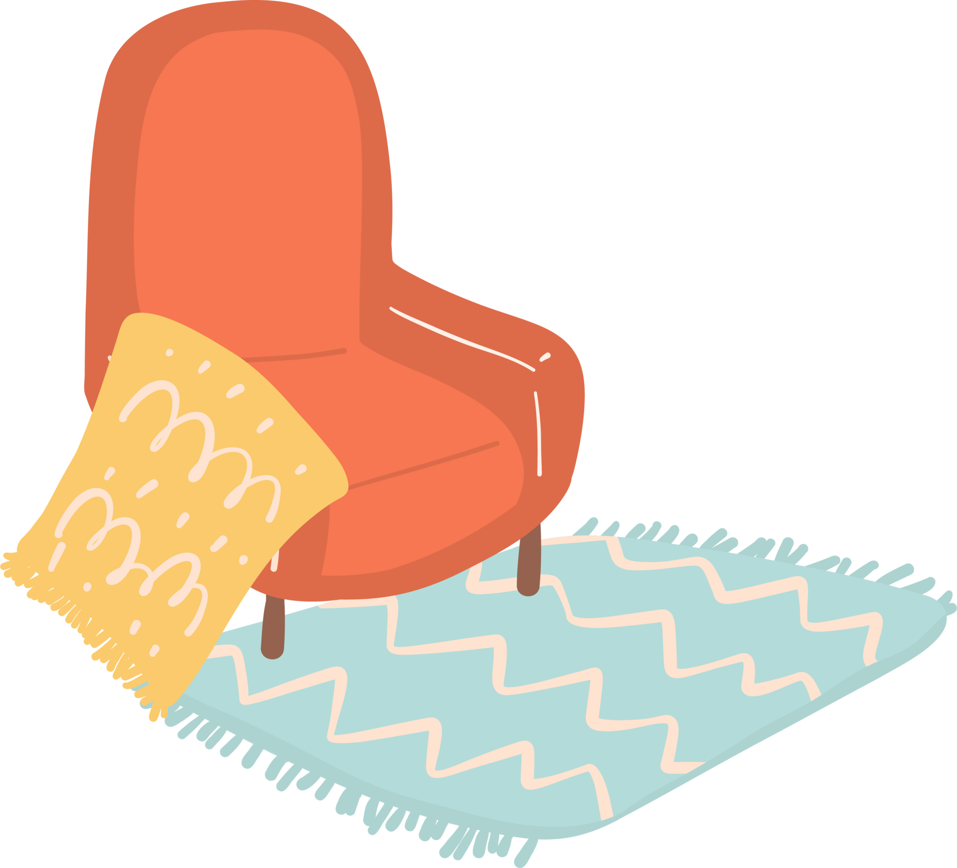 armchair with blanket living room 32504200 PNG armchair with blanket living room 32504200 PNG