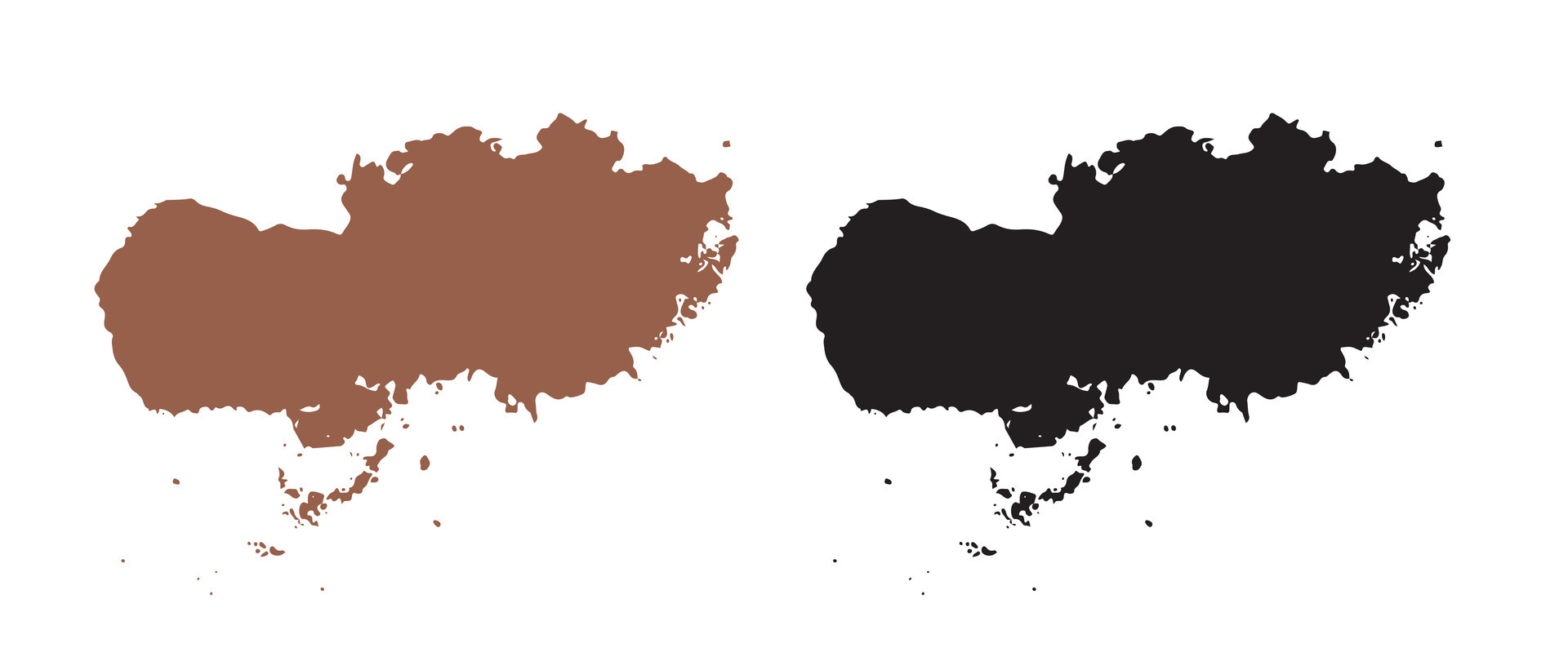 Bundle of grunge illustration brushstroke 32505362 Vector Art at Vecteezy