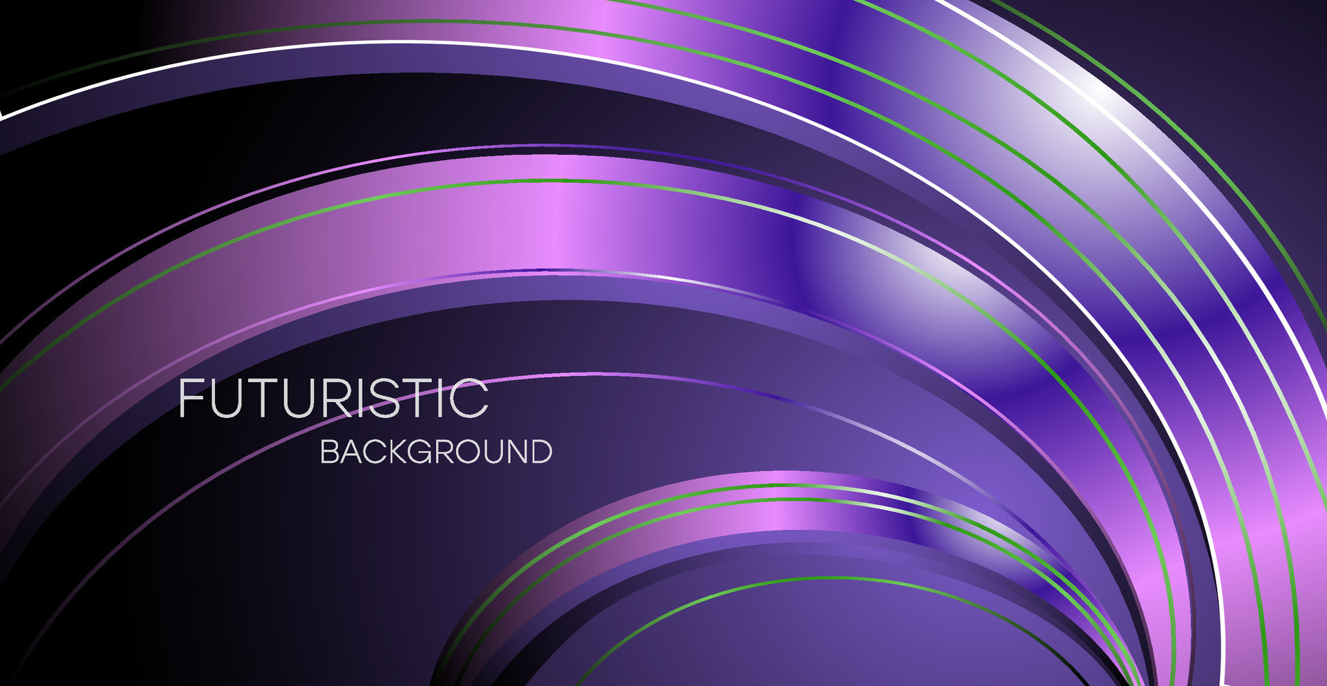 Abstract background with dynamic curved lines. Bright gradient ...