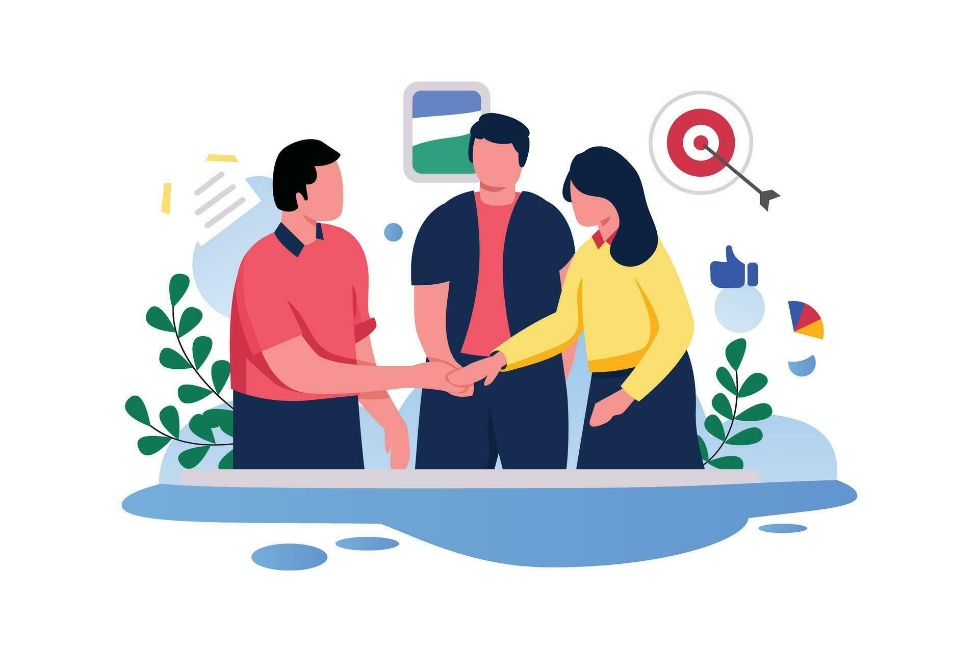 Team Consensus - Flat Vector 32514730 Vector Art at Vecteezy