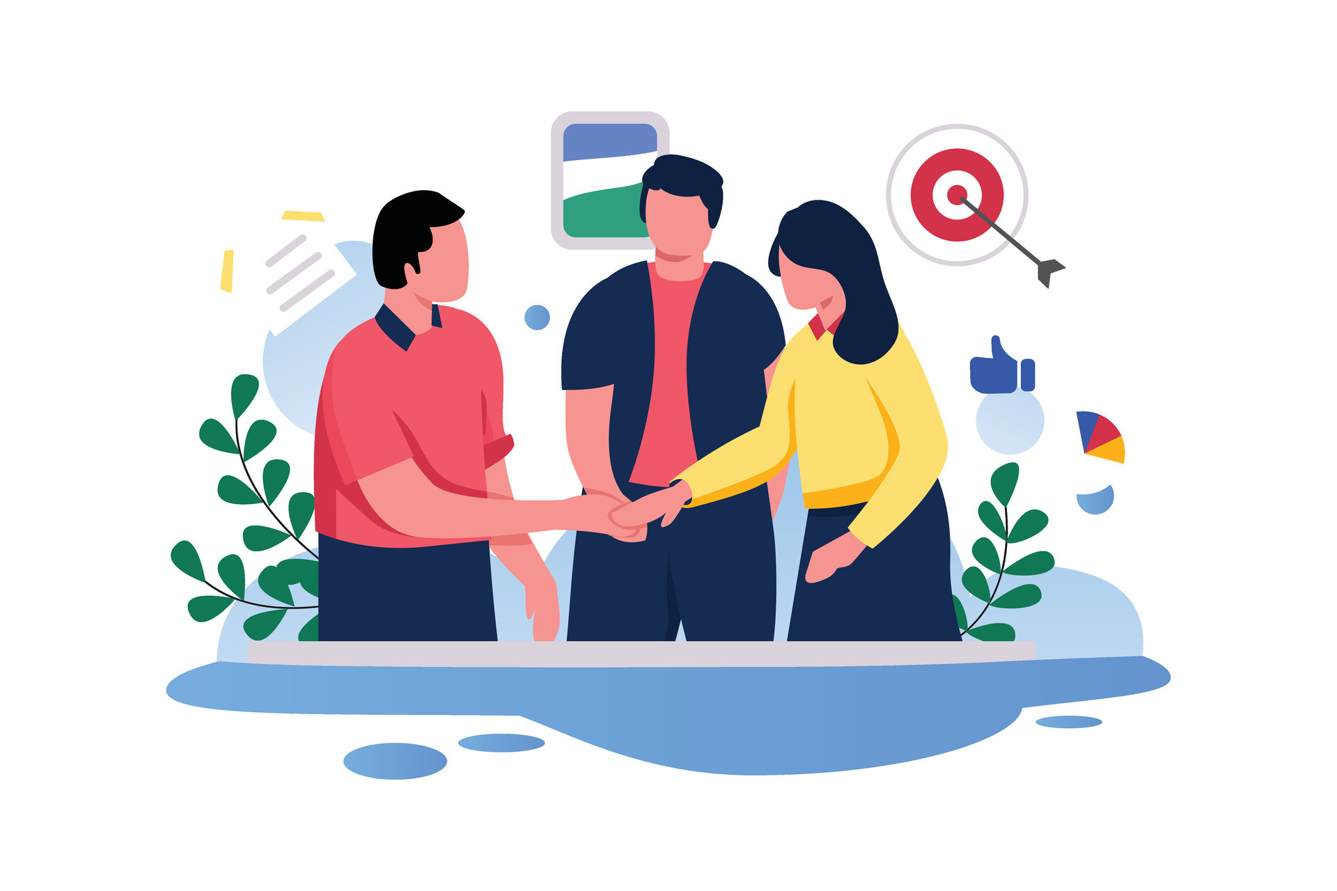 Team Consensus - Flat Vector 32514730 Vector Art at Vecteezy