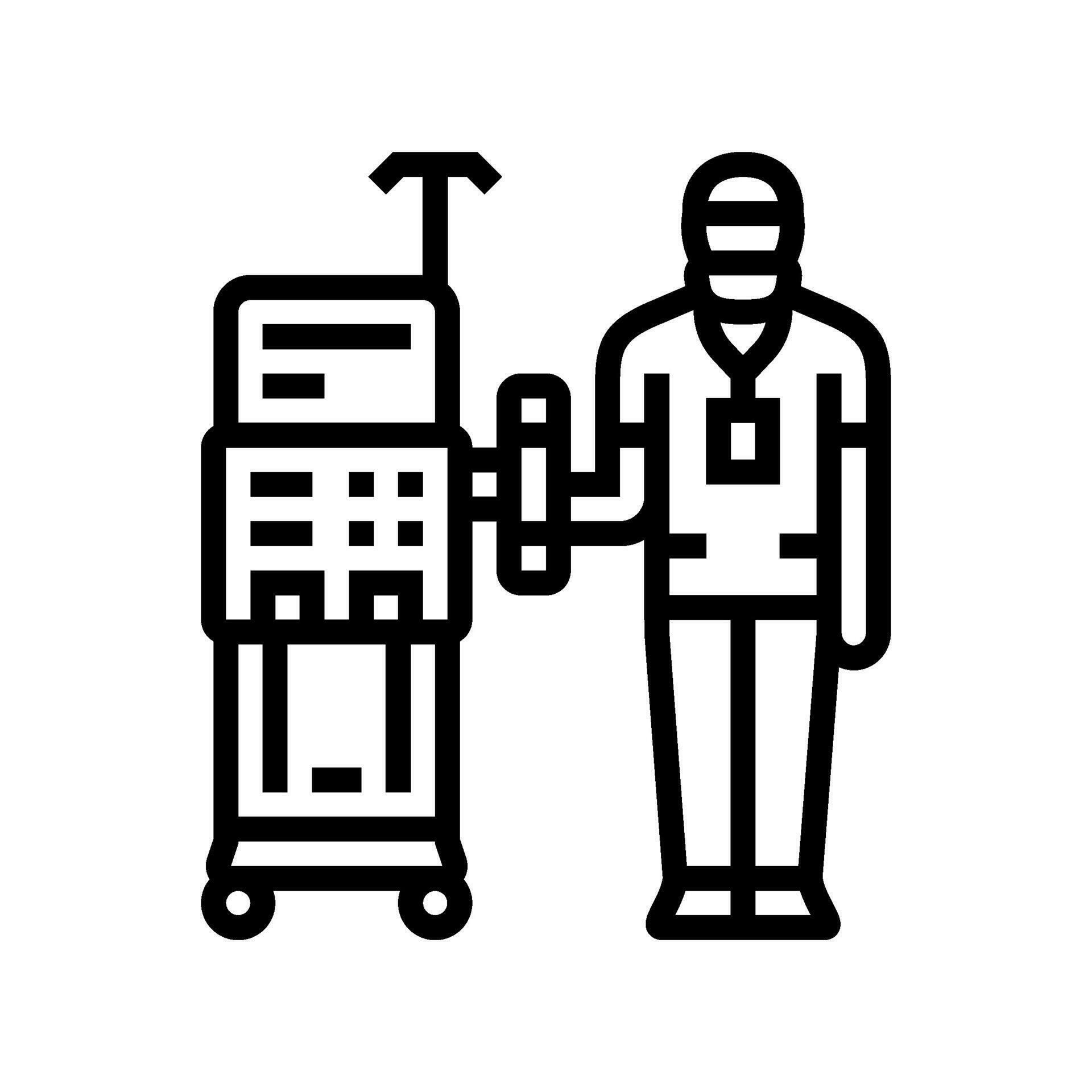 dialysis technician dialyzer line icon vector illustration 32516930 ... dialysis technician dialyzer line icon vector illustration 32516930 ...