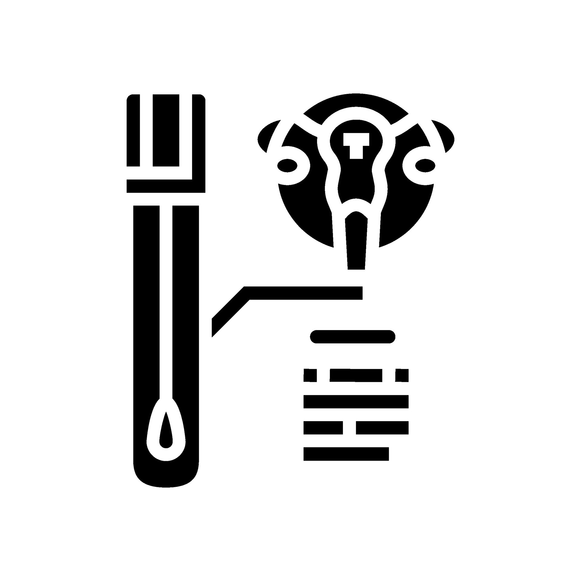 Pap Smear Gynecologist Glyph Icon Vector Illustration 32516994 Vector Art At Vecteezy