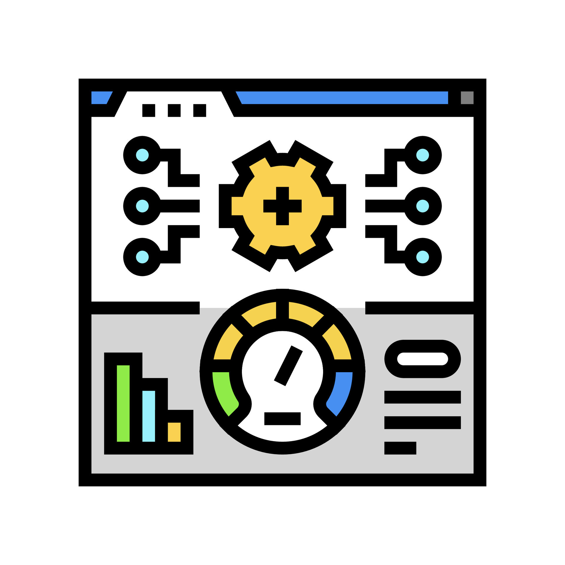 Performance Testing Analyst Color Icon Vector Illustration 32517187 Vector Art At Vecteezy