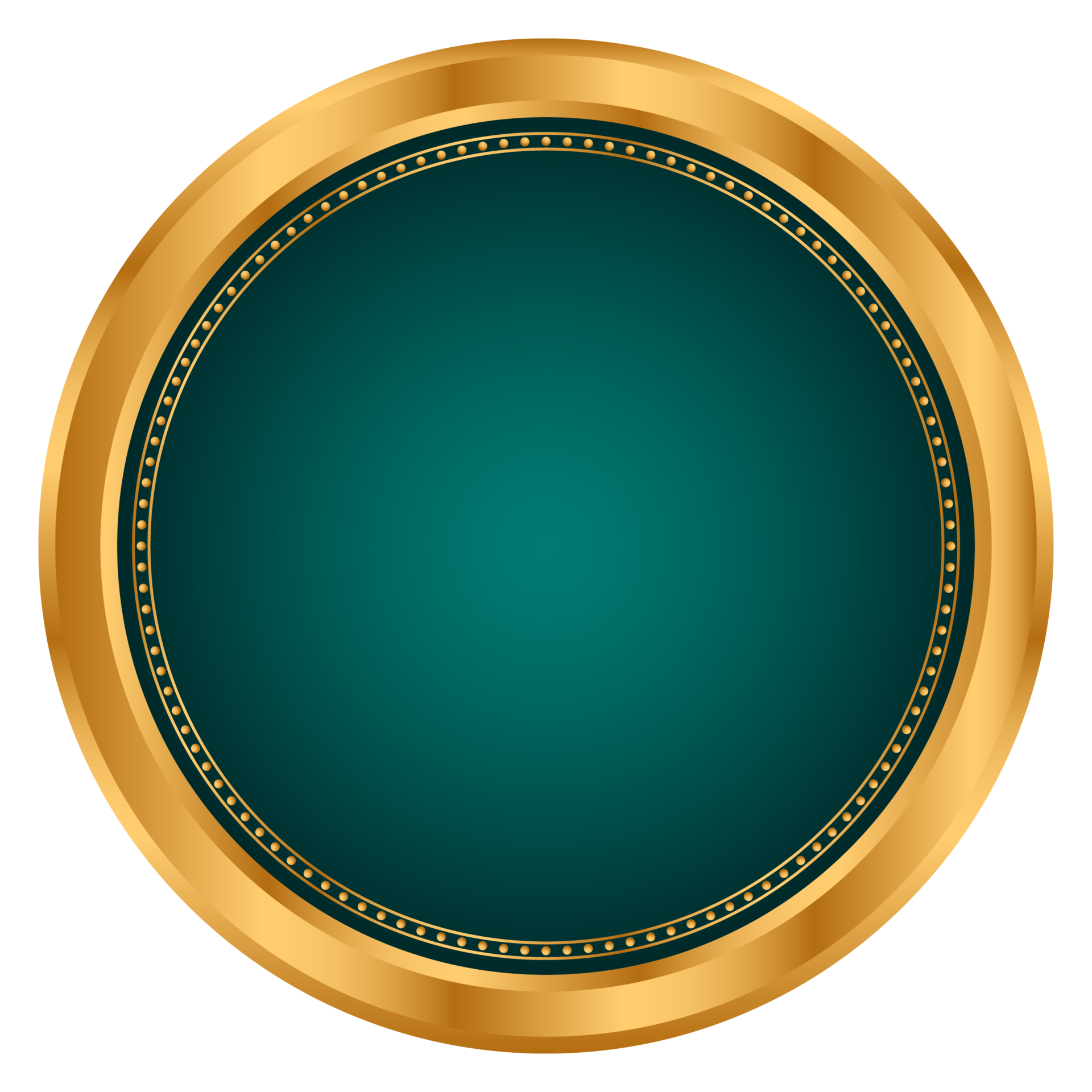 Golden circle frame text box with gold award ribbon icon anniversary ...