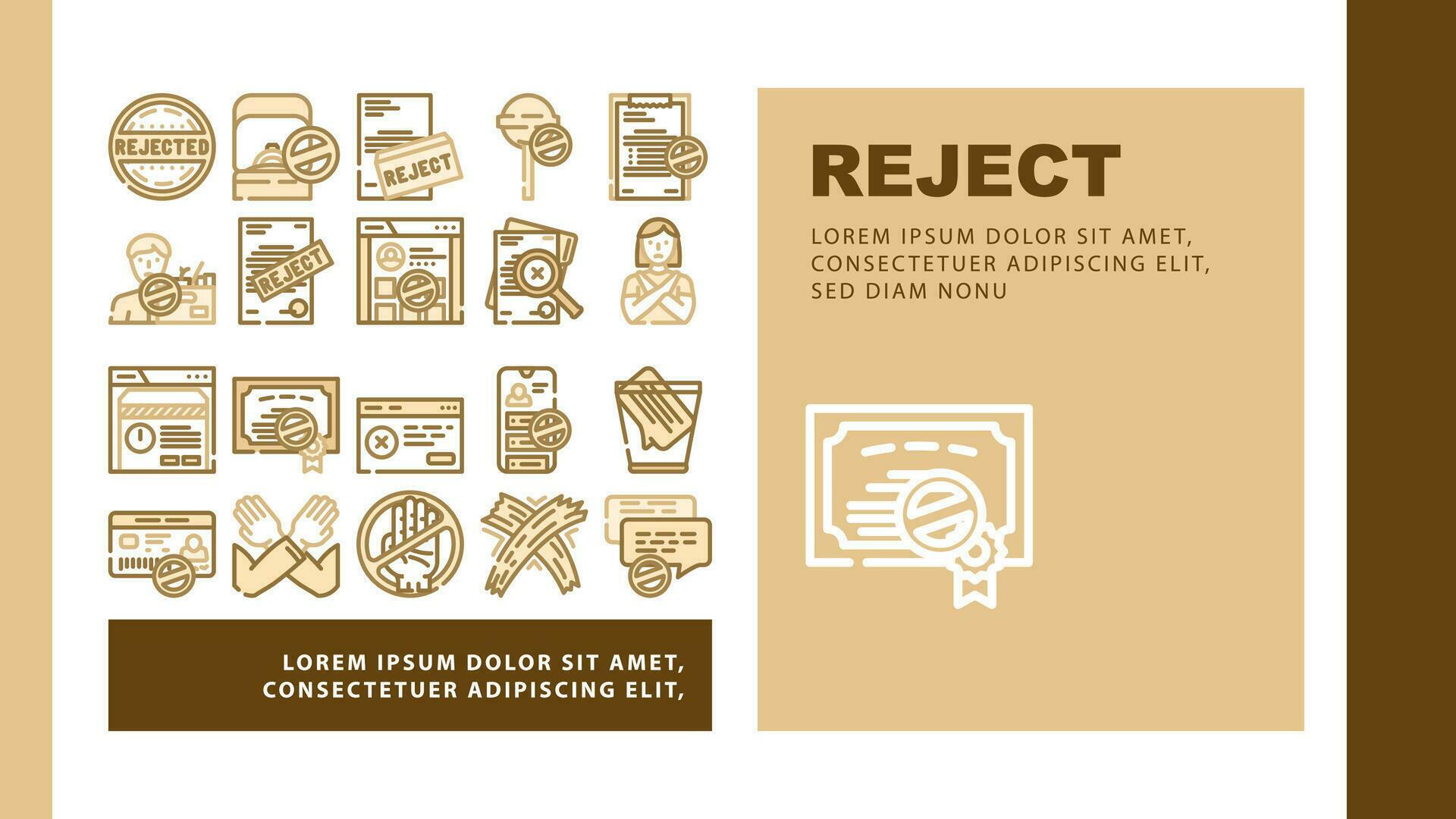 reject deny document cancel landing header vector 32518554 Vector Art ... reject deny document cancel landing header vector 32518554 Vector Art ...