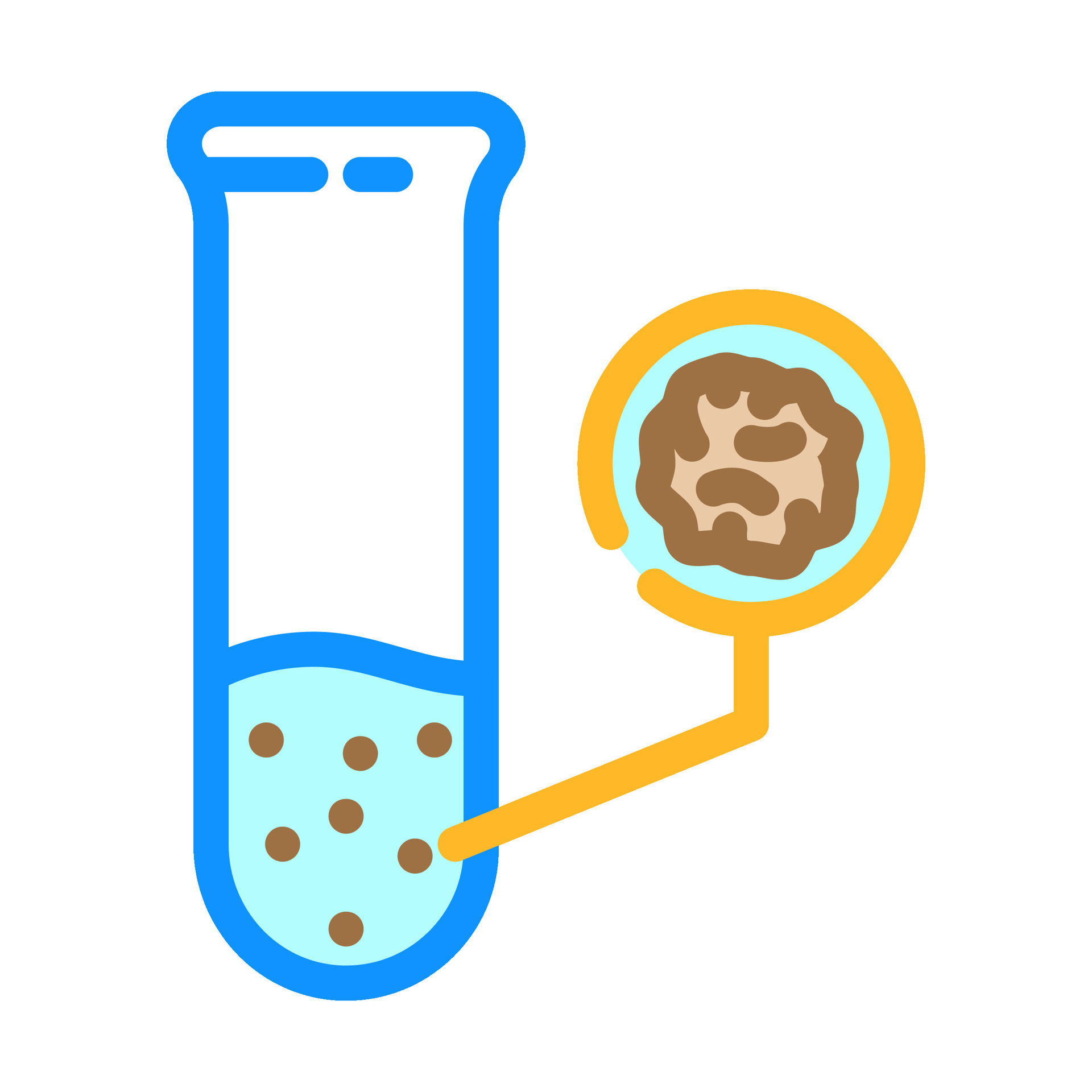 contaminant detection hydrogeologist color icon vector illustration ...