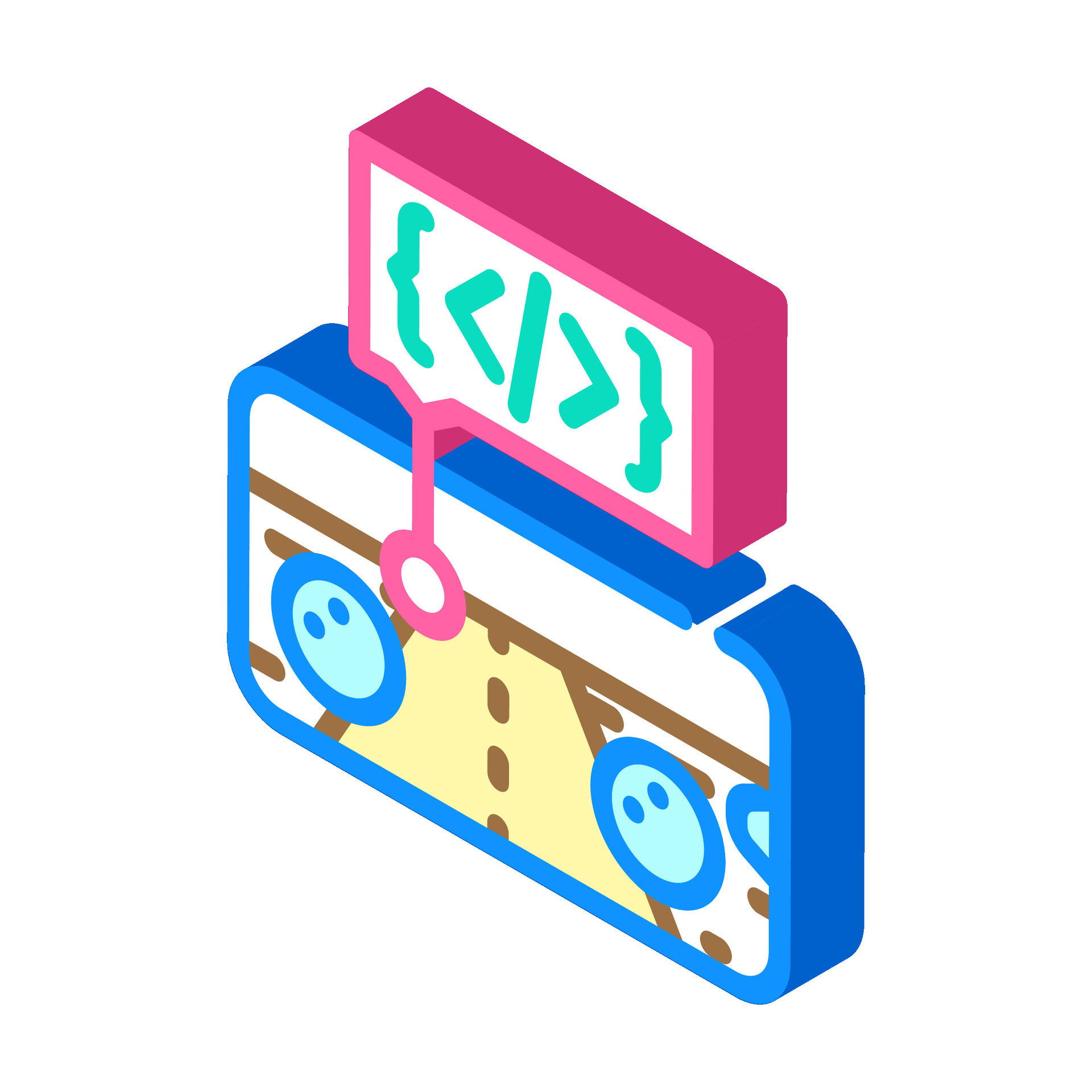 mobile game development isometric icon vector illustration 32520972 ... mobile game development isometric icon vector illustration 32520972 ...