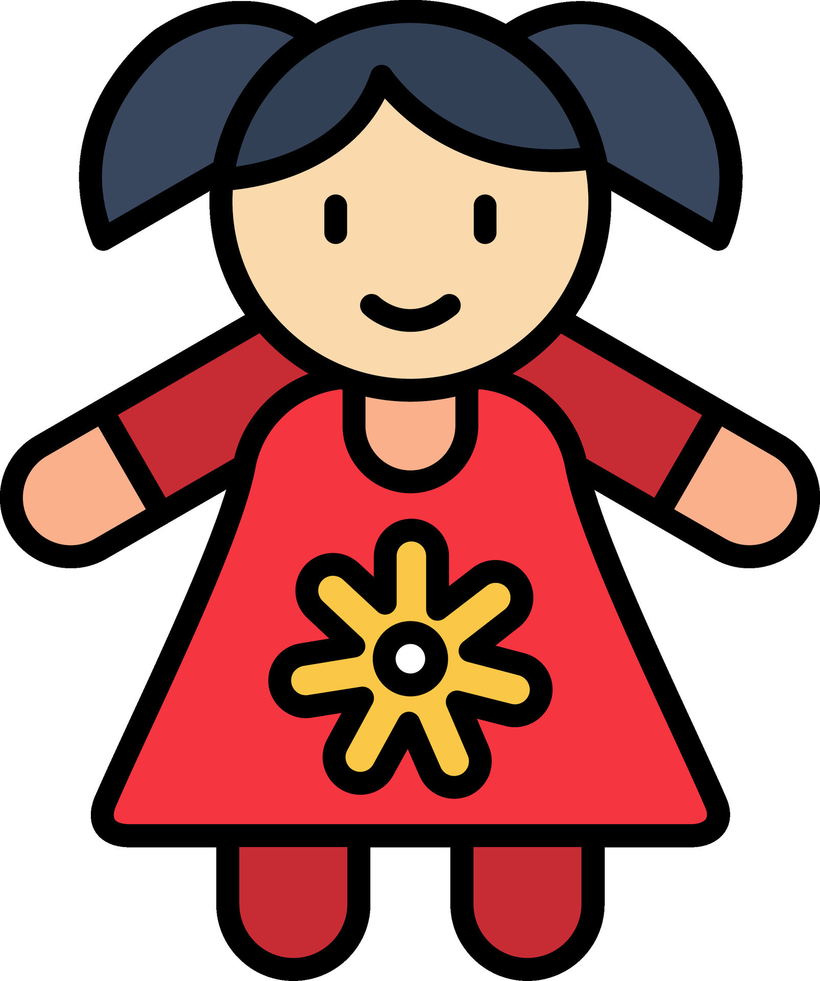 Doll Vector Icon 32524042 Vector Art At Vecteezy