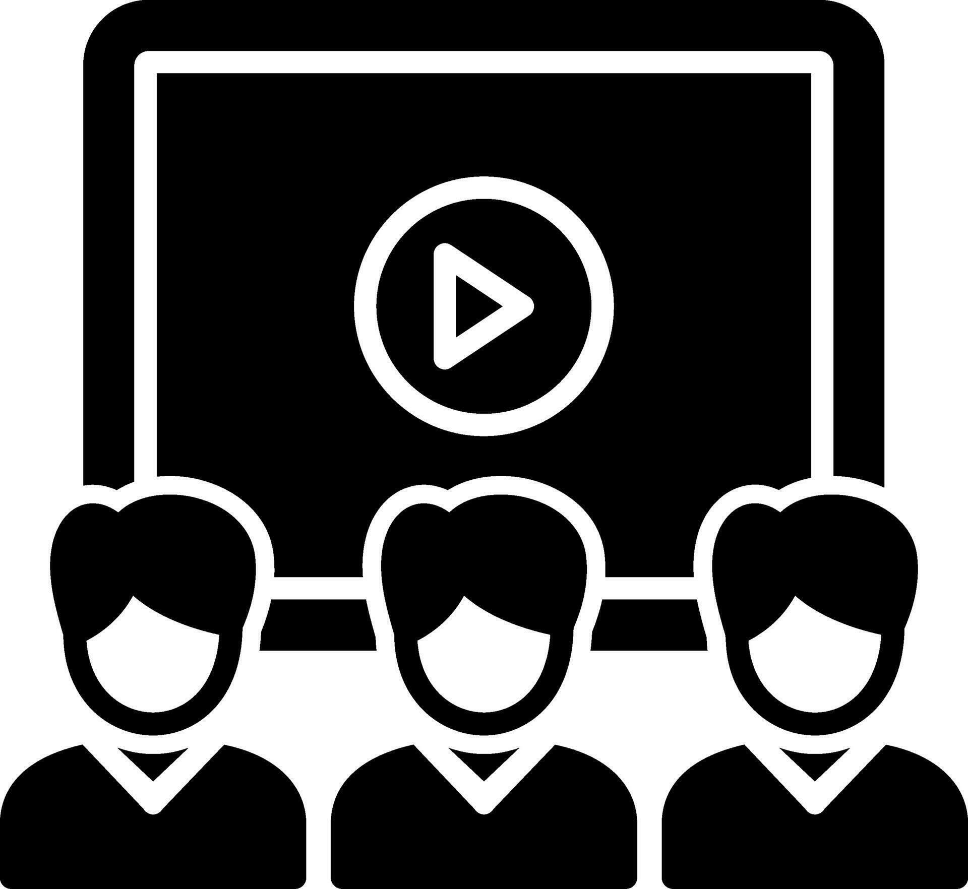 Video Presentation Vector Icon 32526921 Vector Art at Vecteezy