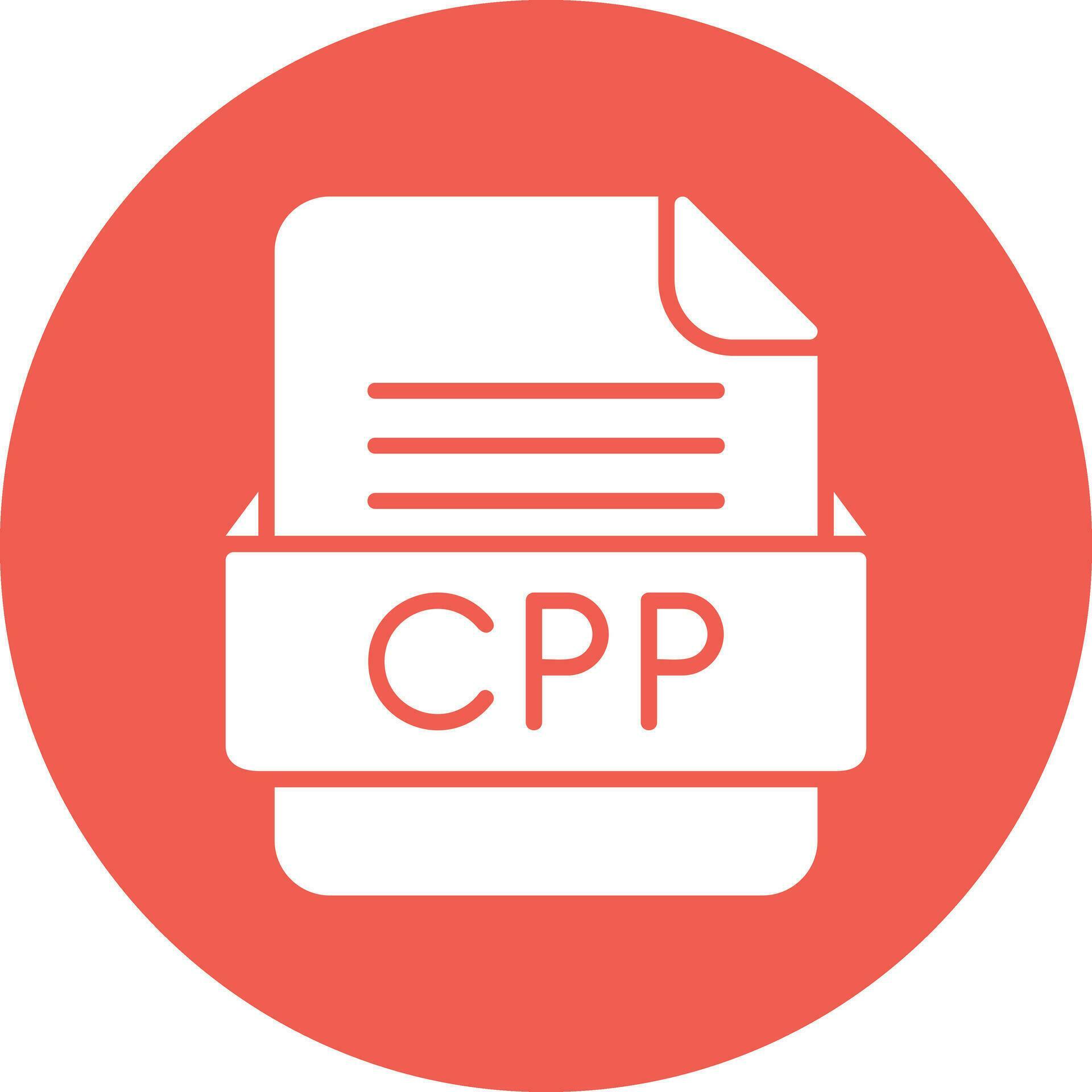 Cpp File Format Vector Icon 32528860 Vector Art At Vecteezy