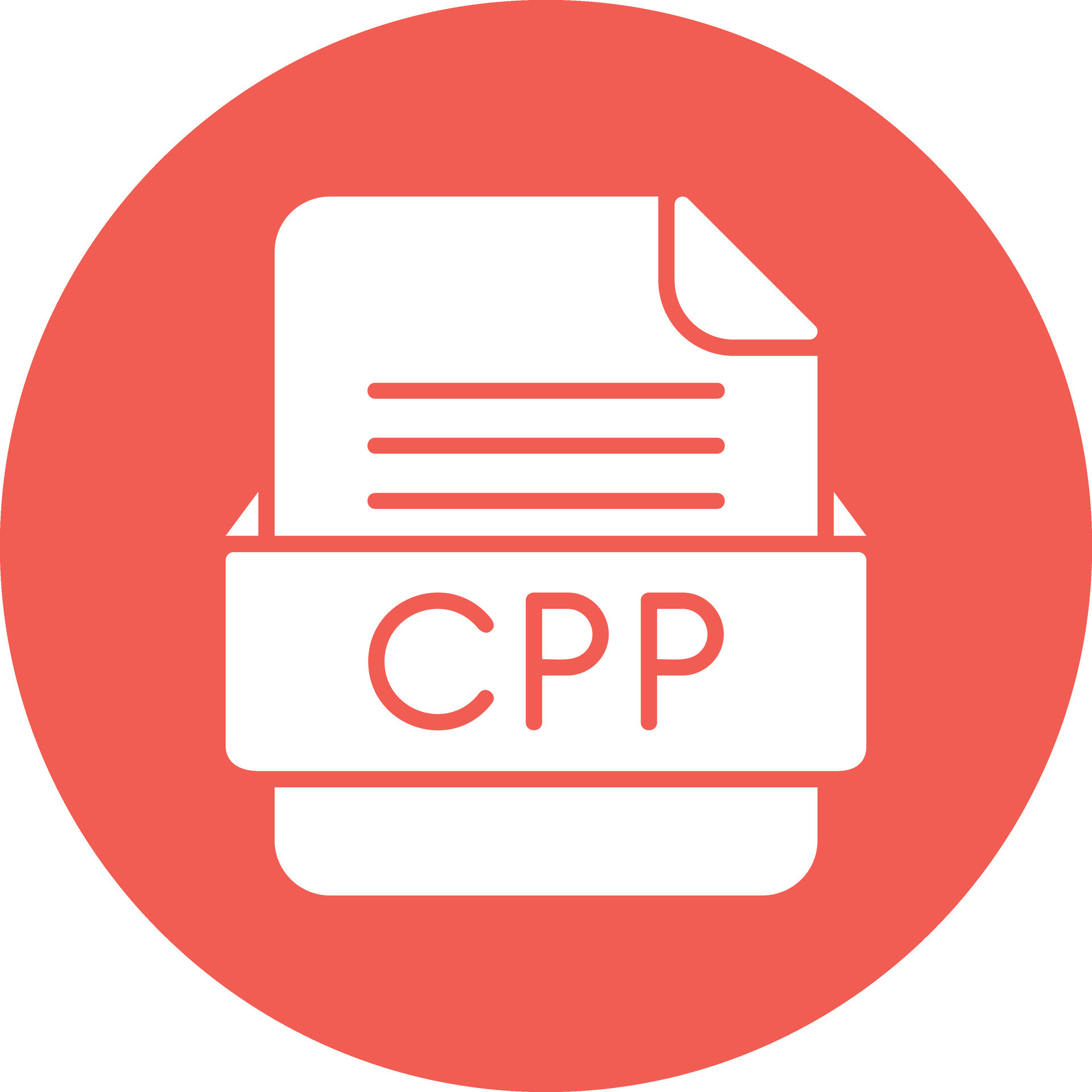Cpp Archivo Formato Vector Icono 32528860 Vector En Vecteezy