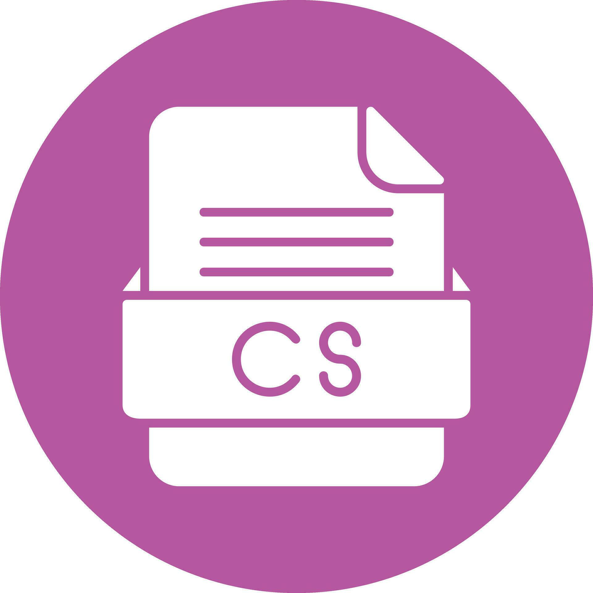 CS File Format Vector Icon 32529516 Vector Art at Vecteezy