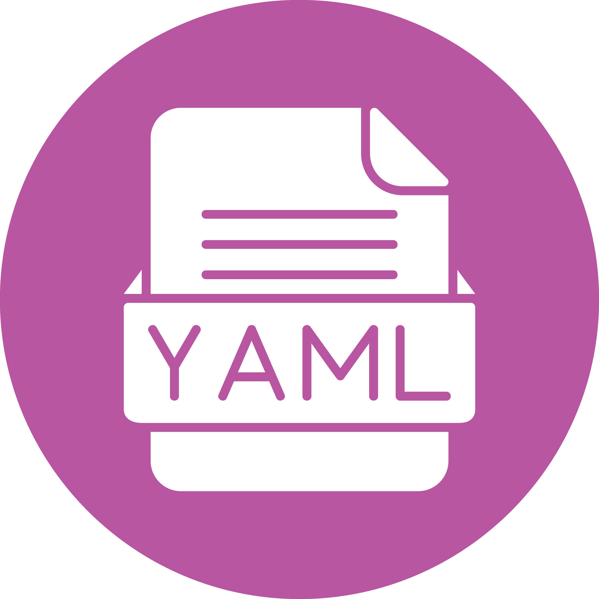 YAML File Format Vector Icon 32529824 Vector Art at Vecteezy YAML File Format Vector Icon 32529824 Vector Art at Vecteezy