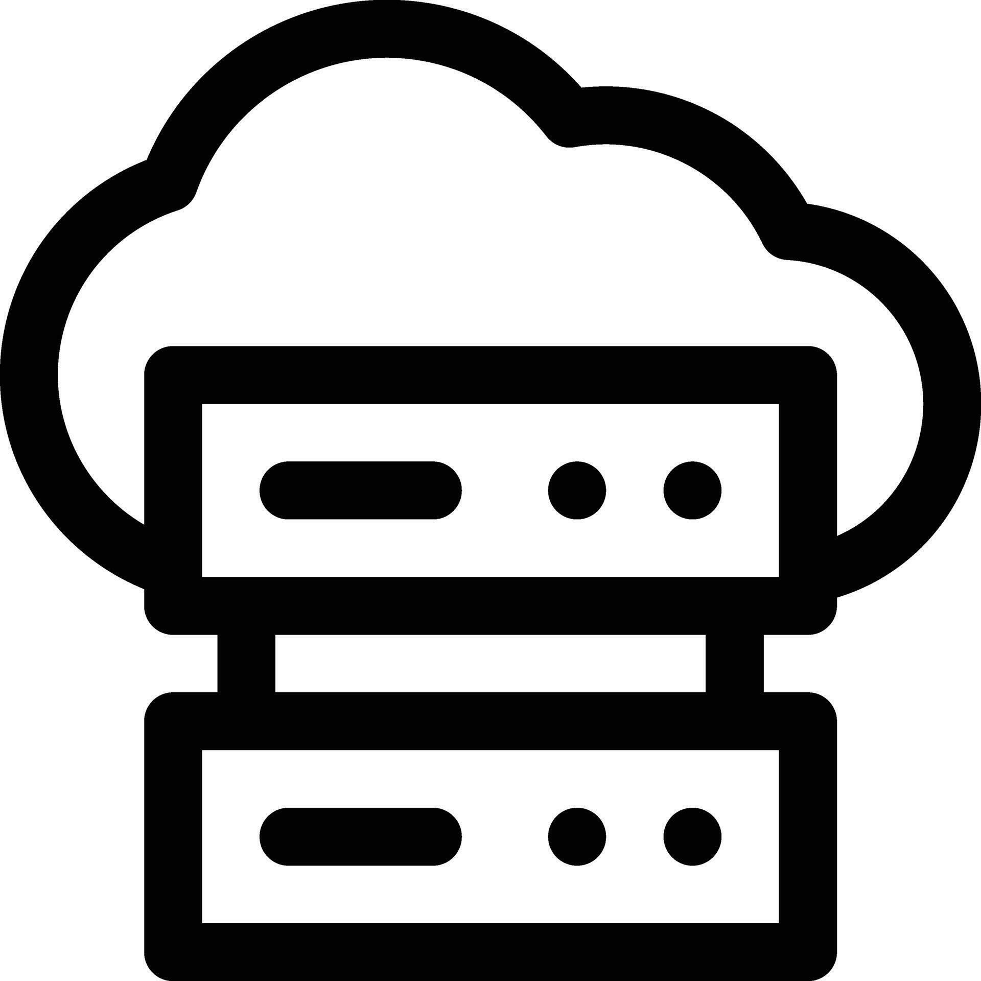 Cloud Database Vector Icon 32539063 Vector Art at Vecteezy