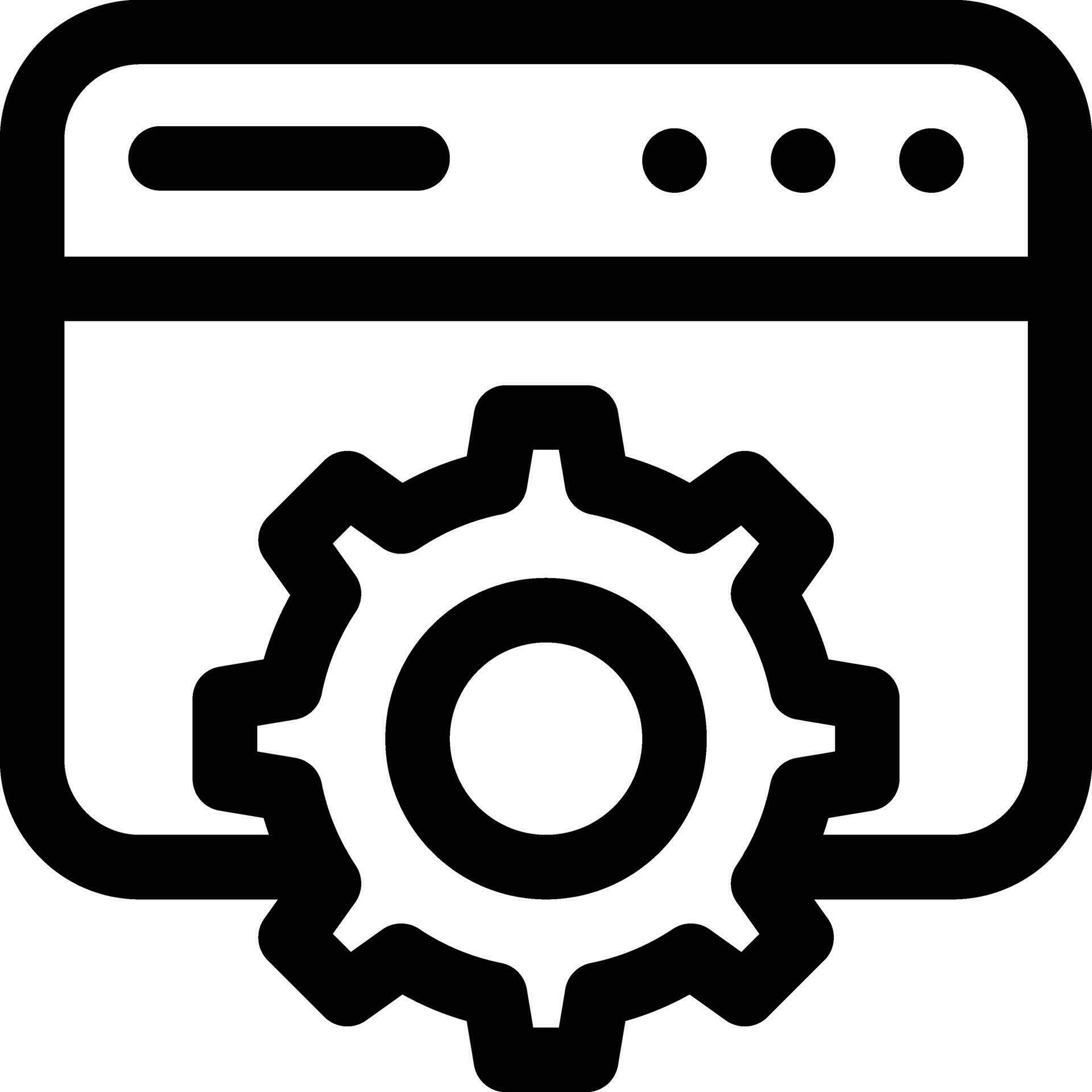 Browser Setting Vector Icon 32539077 Vector Art at Vecteezy