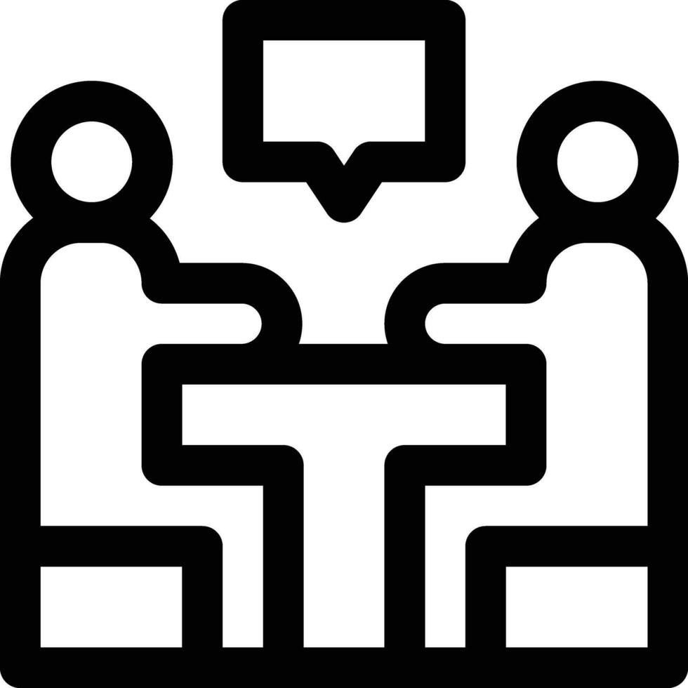 icono de vector de entrevista 32540019 Vector en Vecteezy