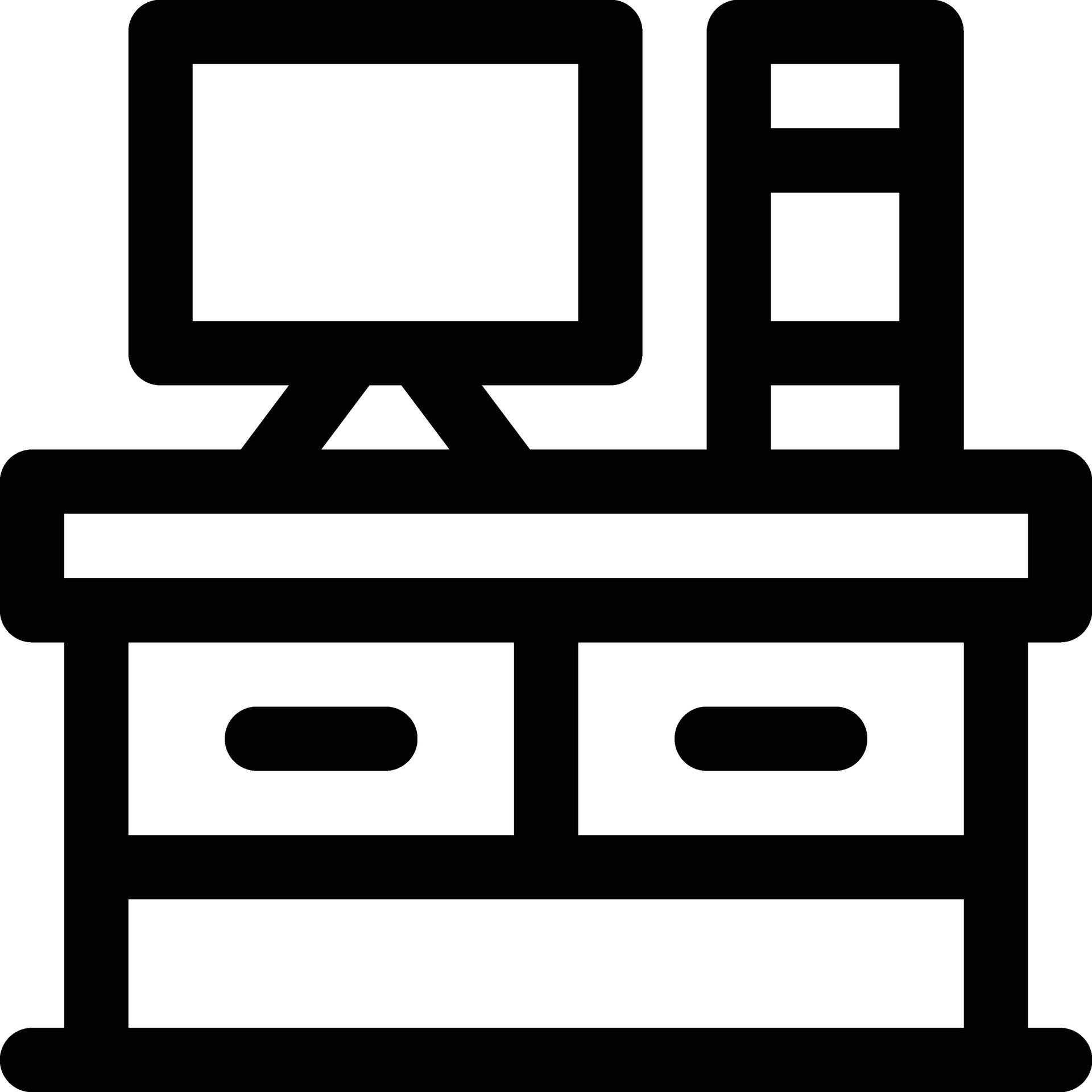 Computer Table Vector Icon 32540274 Vector Art at Vecteezy