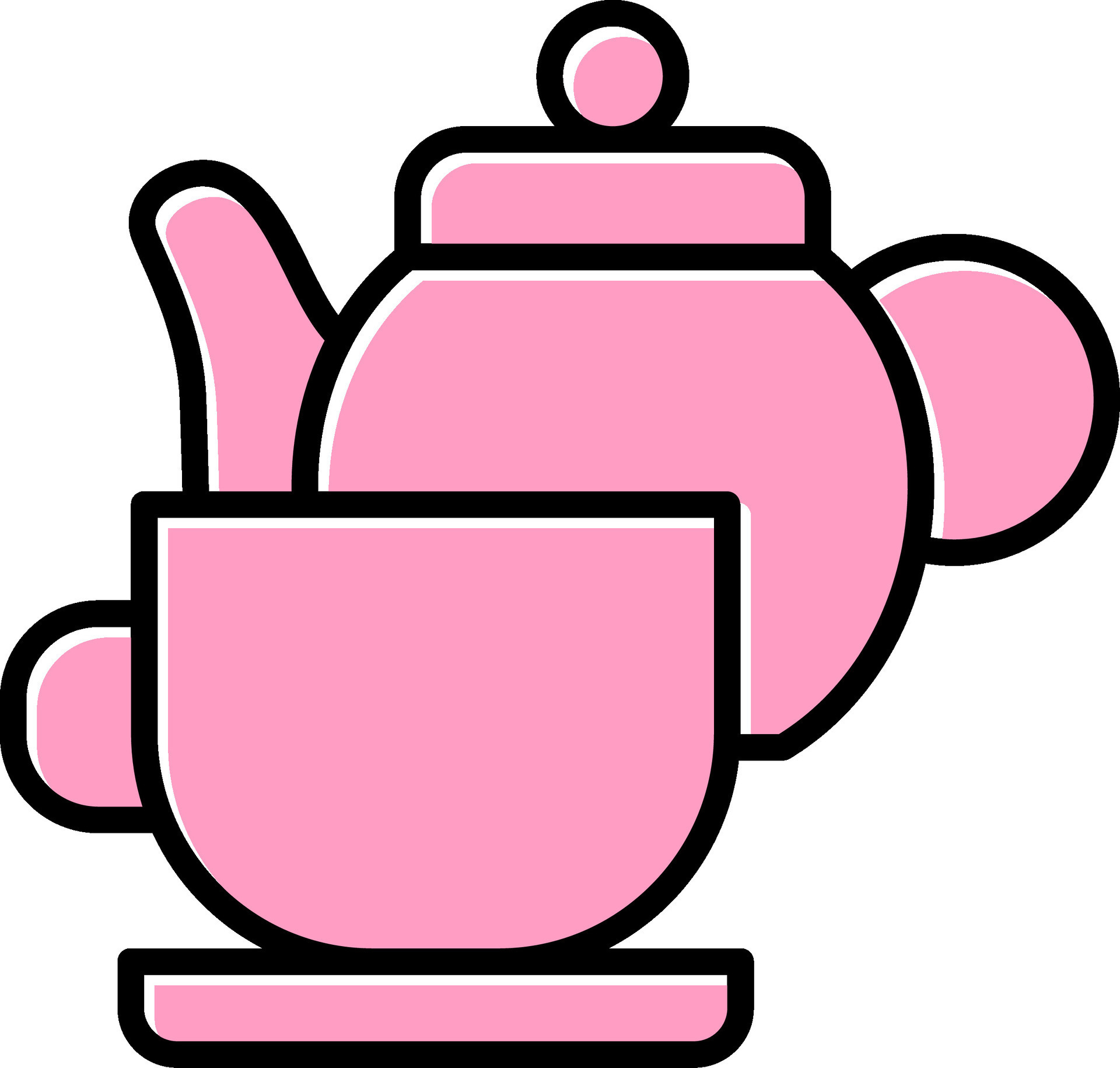 Tea Set Vector Icon 32543310 Vector Art at Vecteezy