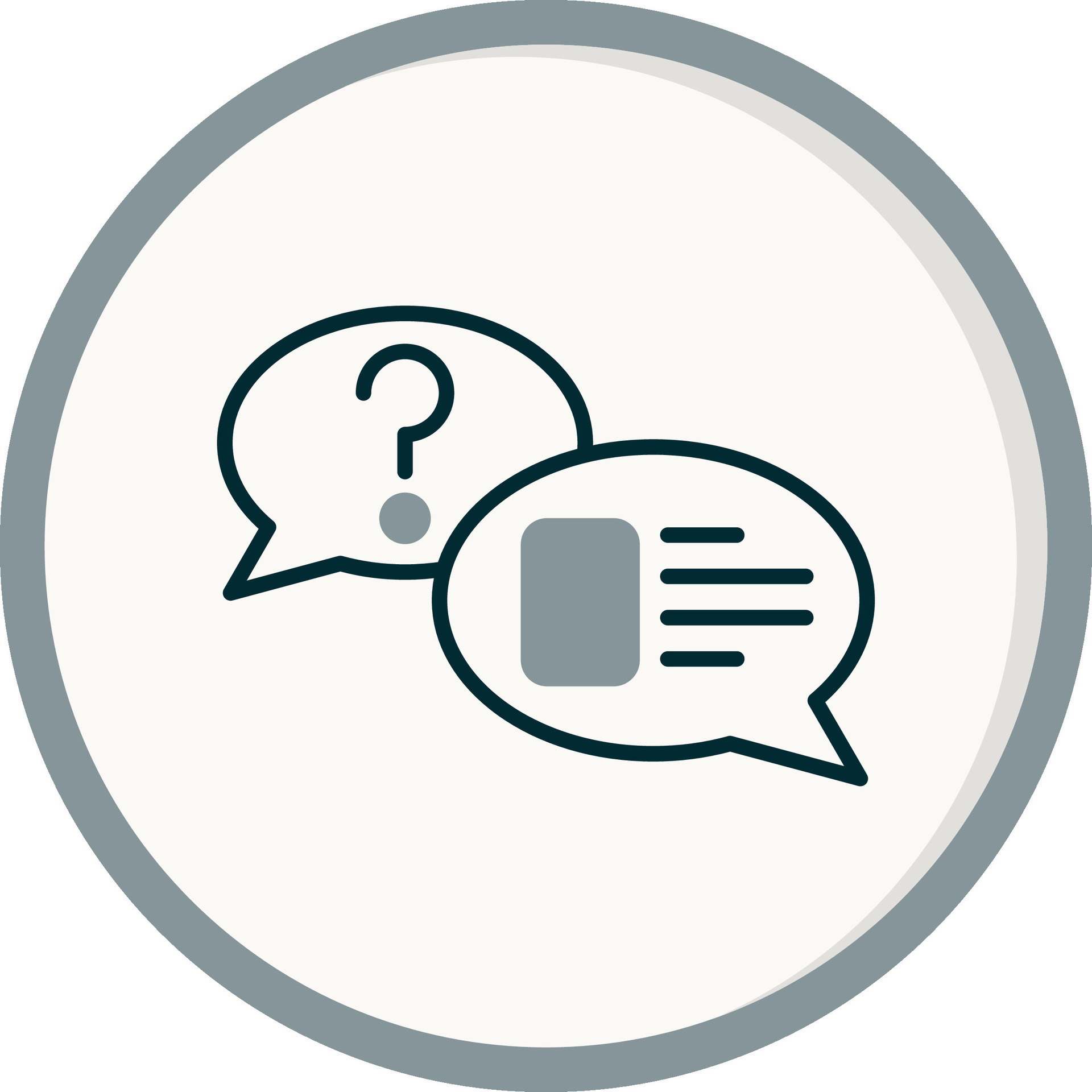 Answer Vector Icon 32545205 Vector Art at Vecteezy