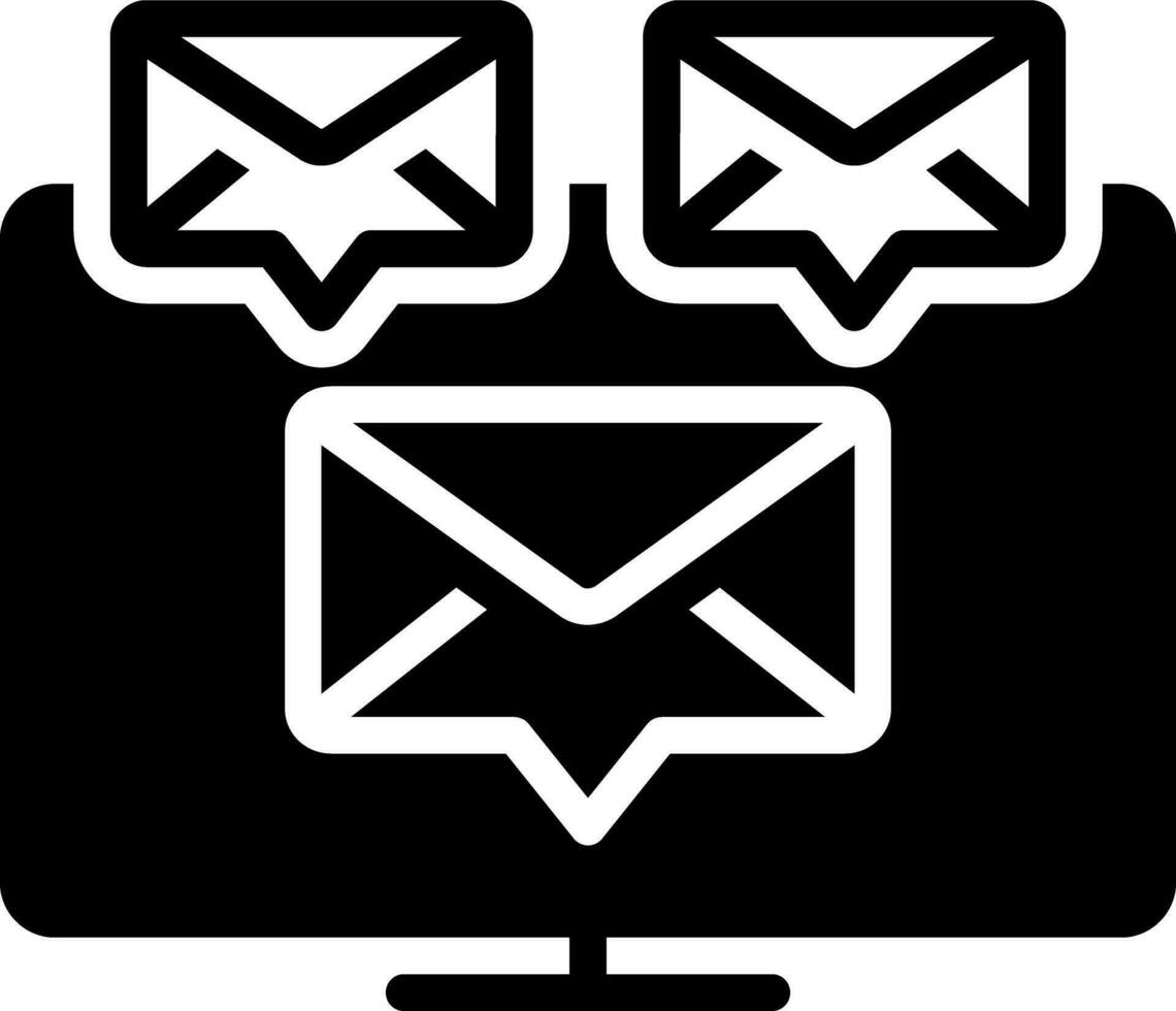 solid icon for mails 32549044 Vector Art at Vecteezy