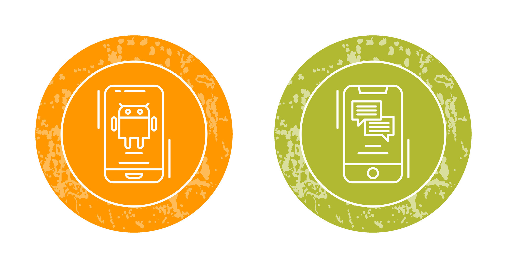 Android and Text Icon 32551329 Vector Art at Vecteezy