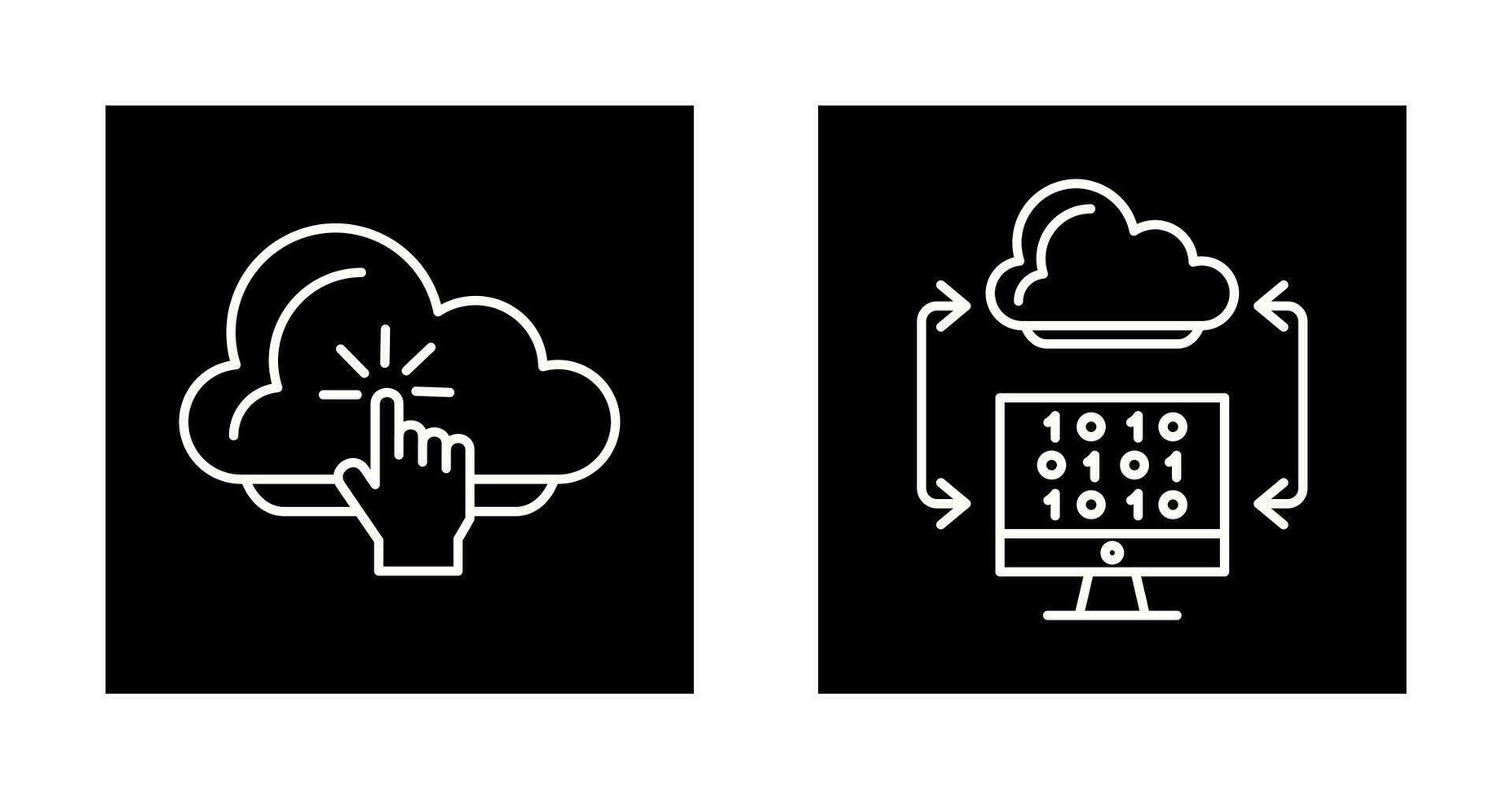 Cloud Computing and Cloud Coding Icon 32552617 Vector Art at Vecteezy
