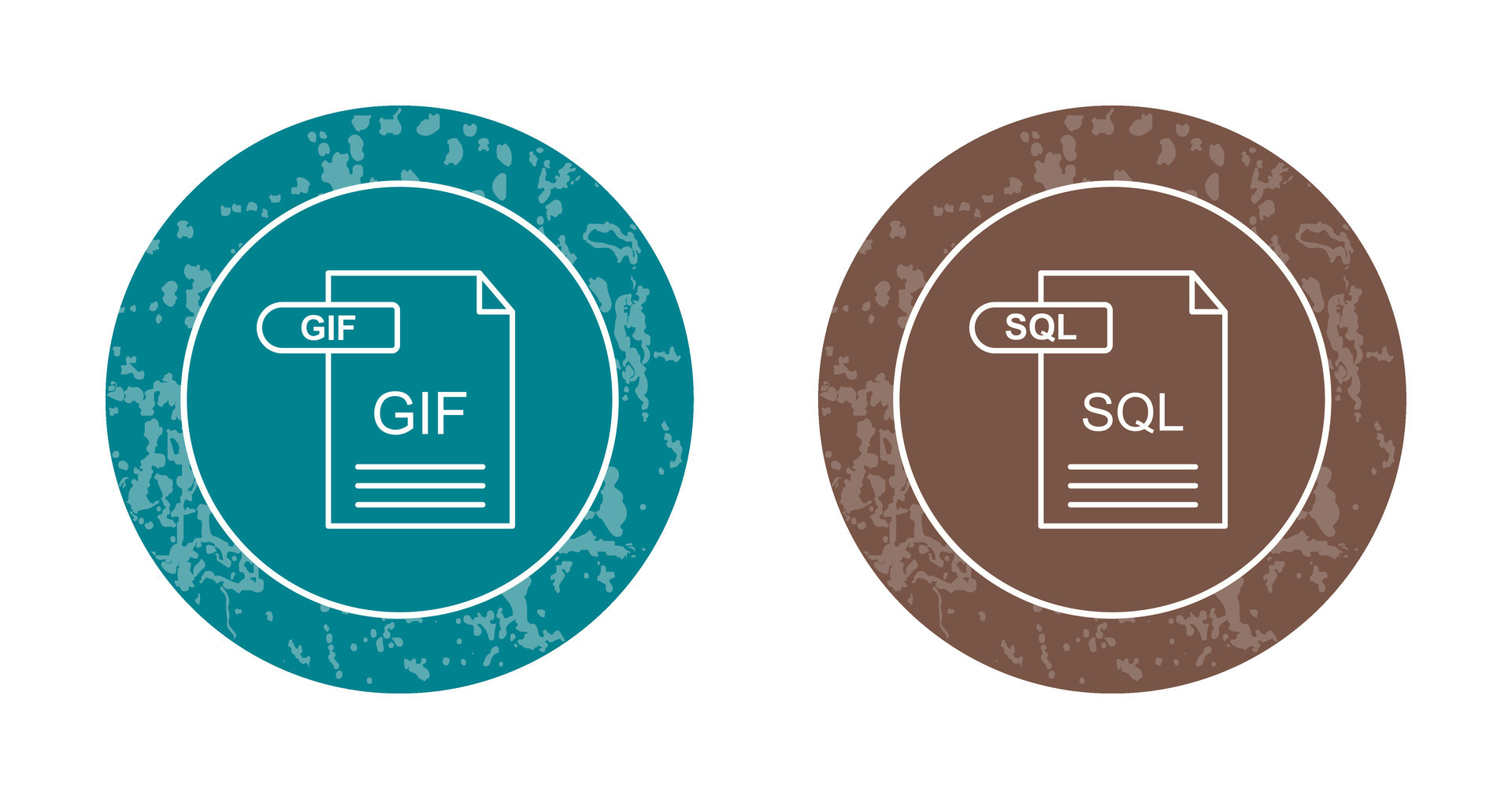 GIF and SQL Icon 32556001 Vector Art at Vecteezy