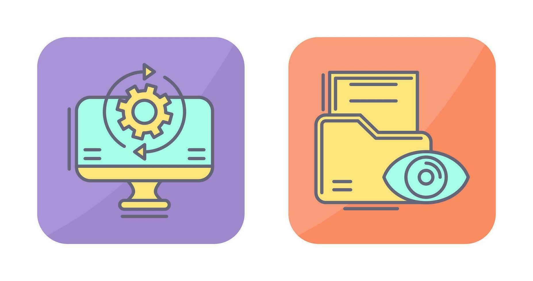 Synchronization and Data Visualization Icon 32601342 Vector Art at Vecteezy