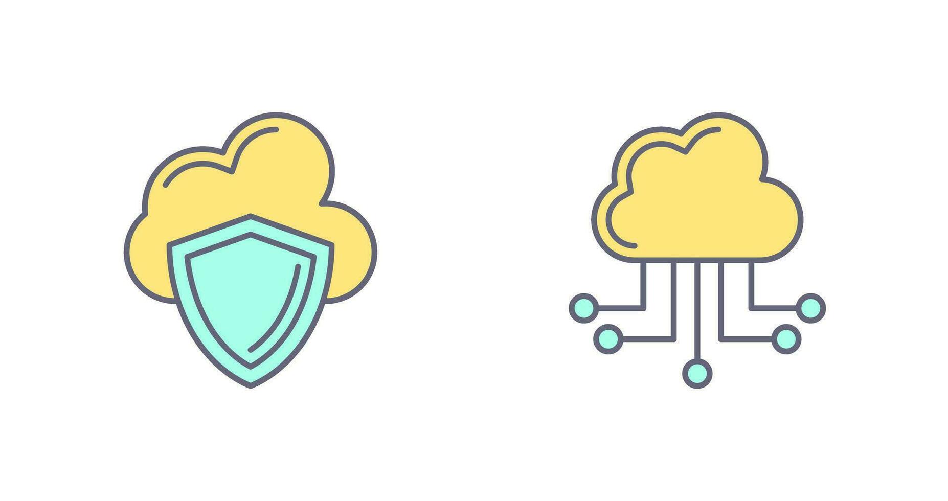 Cloud Computing and Shield Icon 32604040 Vector Art at Vecteezy