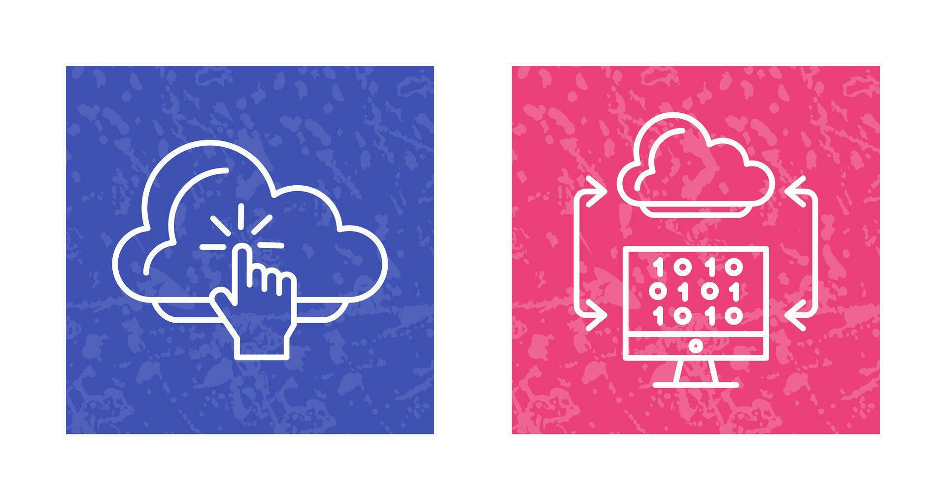 Cloud Computing and Cloud Coding Icon 32609139 Vector Art at Vecteezy