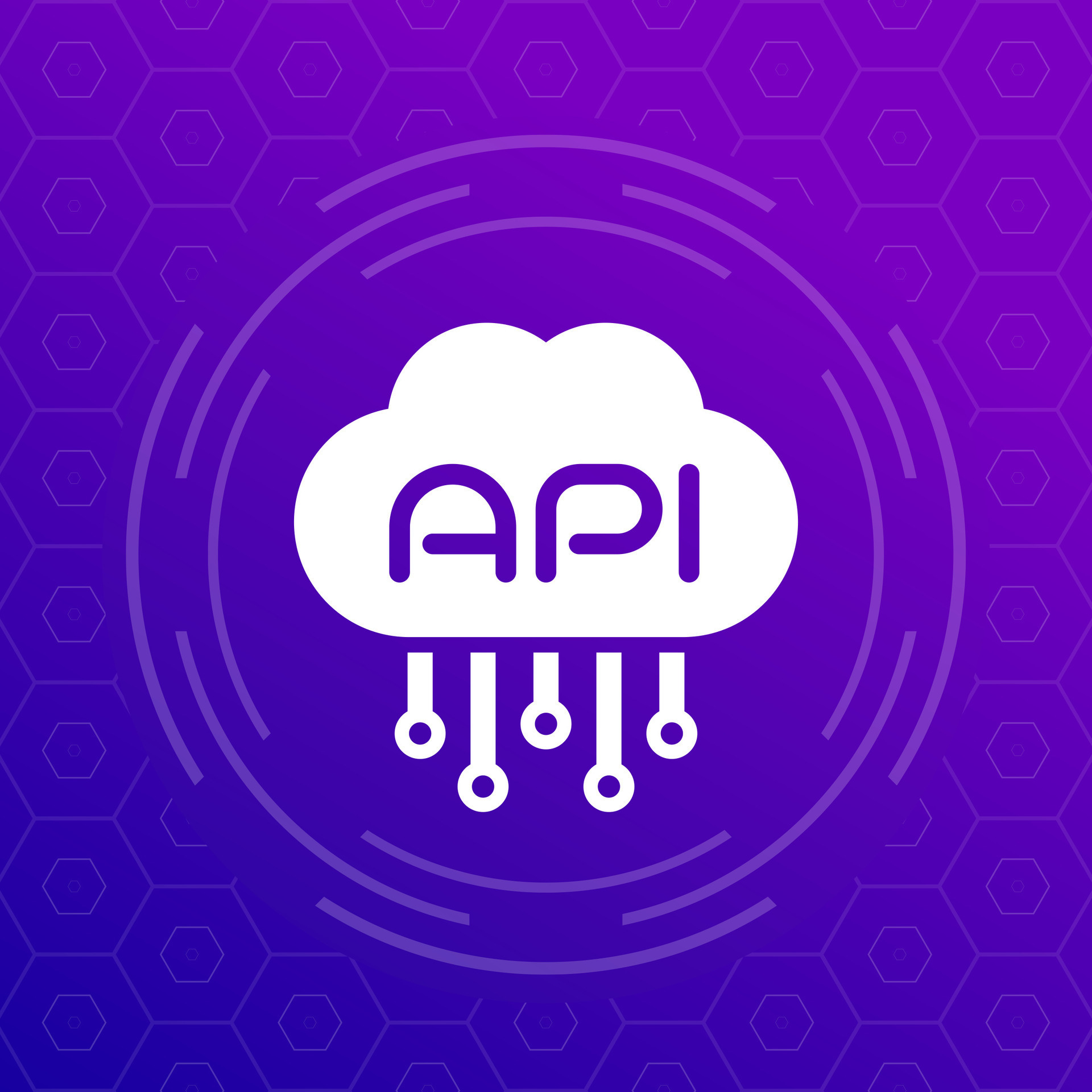API icon with cloud, vector design 32611171 Vector Art at Vecteezy