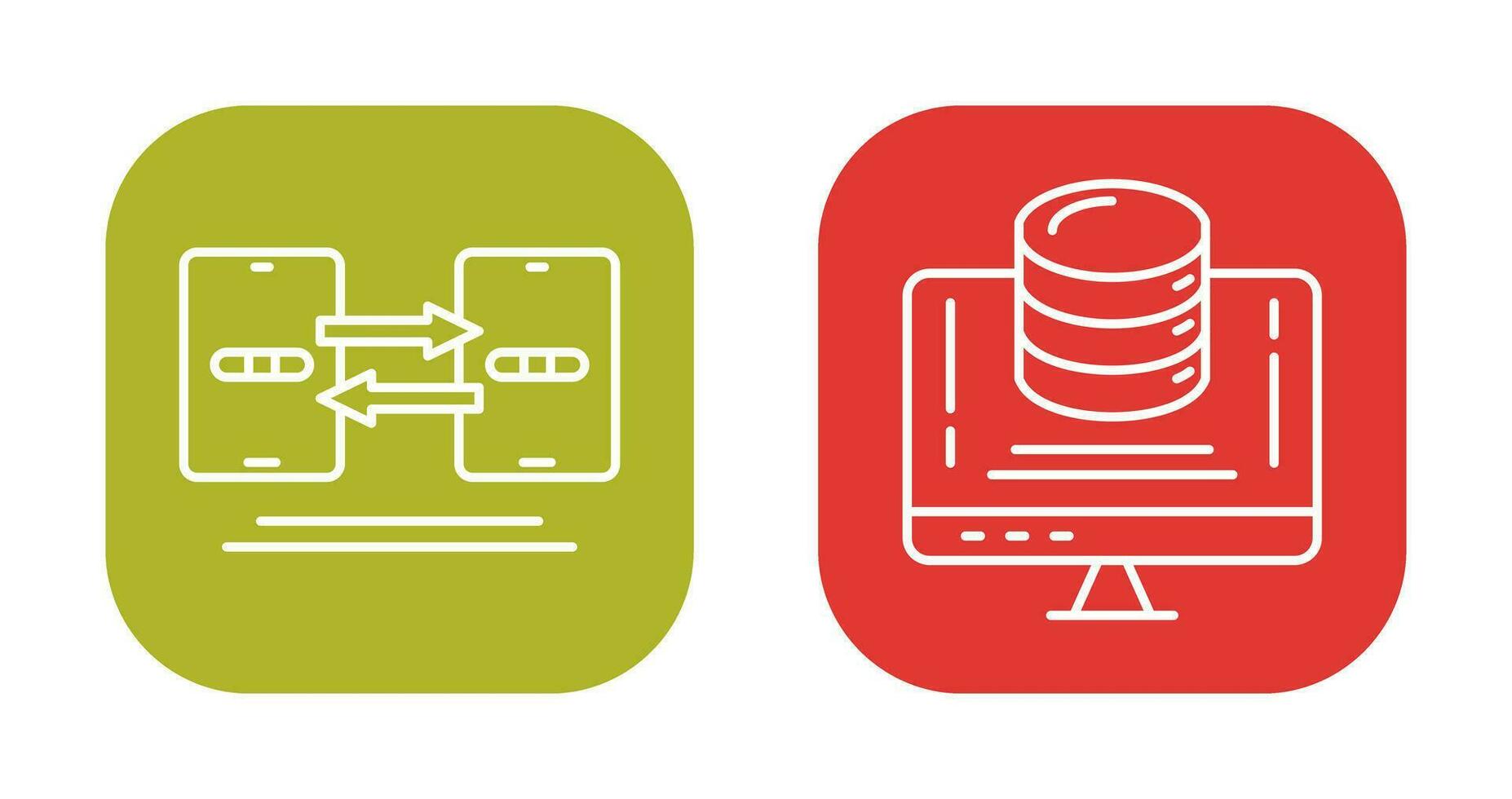 Data Synchronization And Data Storage Icon 32614330 Vector Art At Vecteezy