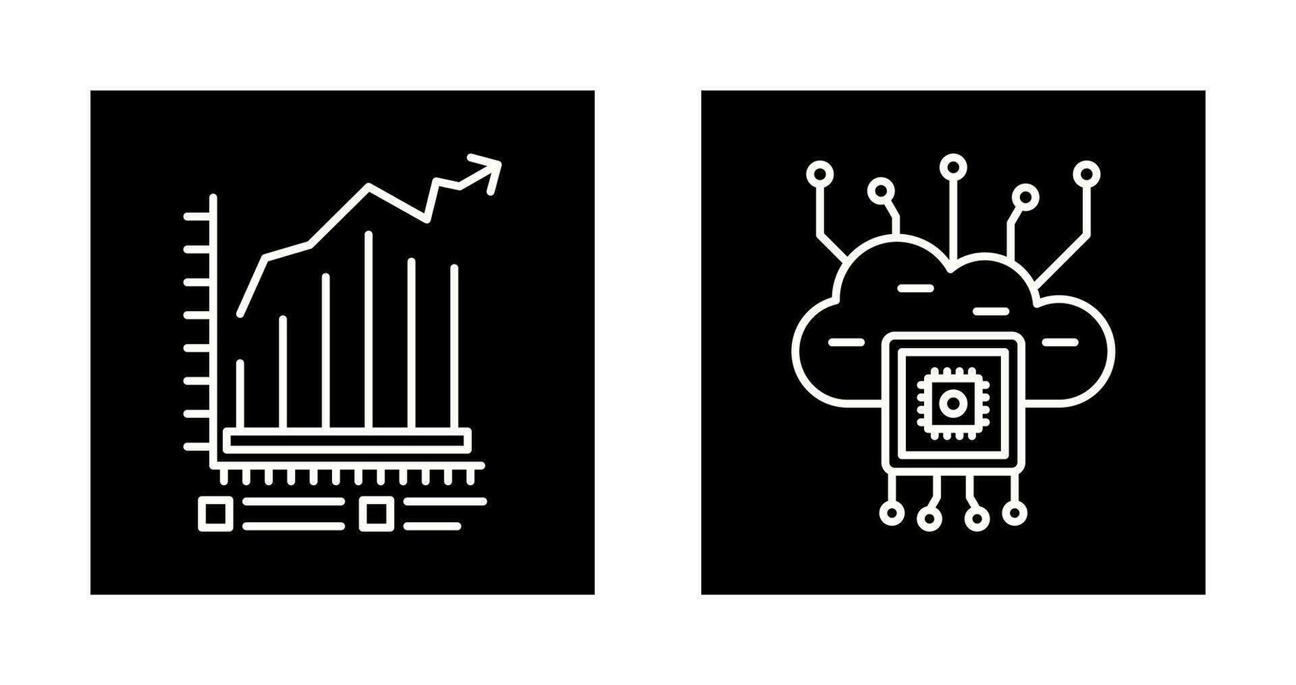 Bar Chart and Cloud Computing Icon 32615842 Vector Art at Vecteezy