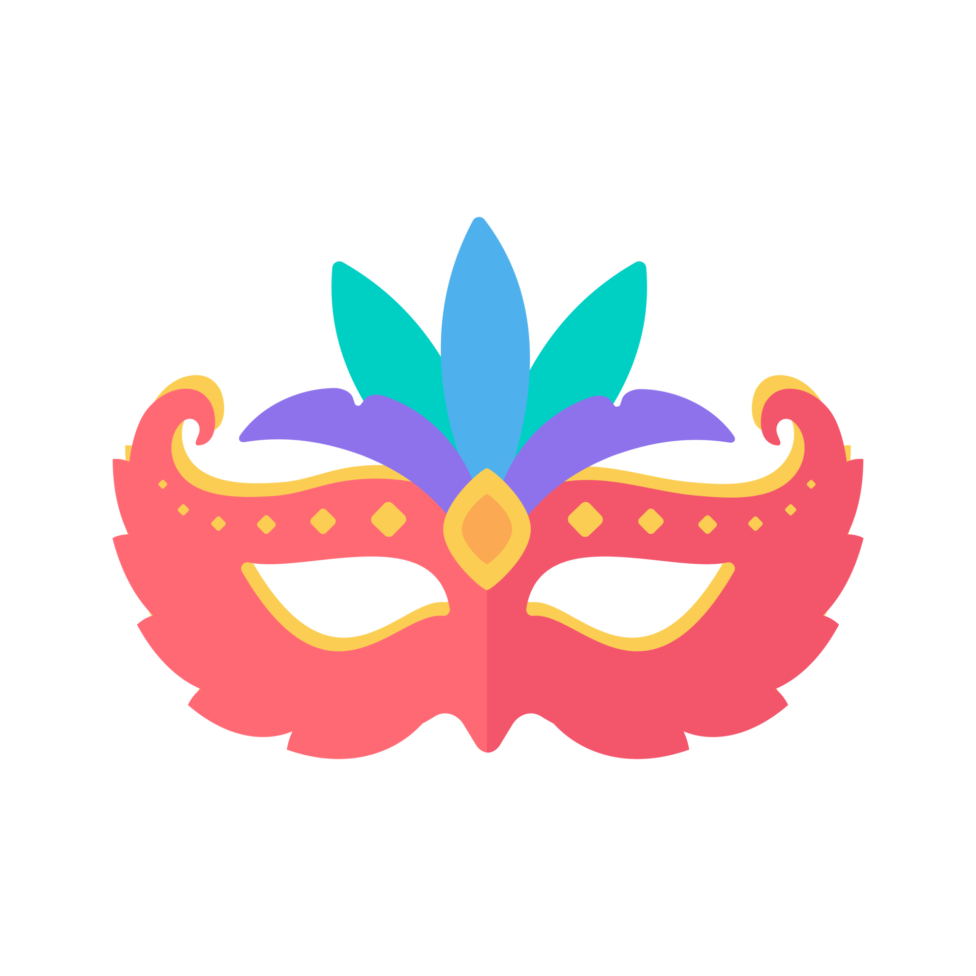 Party Mask Feather Mask For Covering The Face Mysterious Fantasy Party 32619079 Png