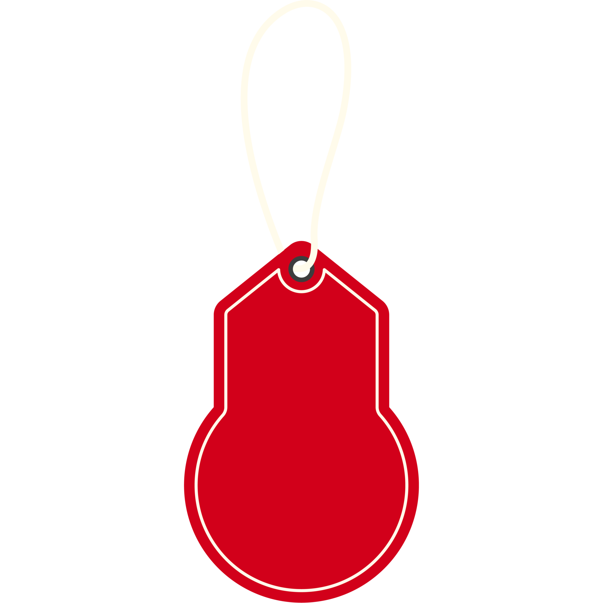 Isolated Empty Red Price Tag Hanging Label PNG 32621255 PNG