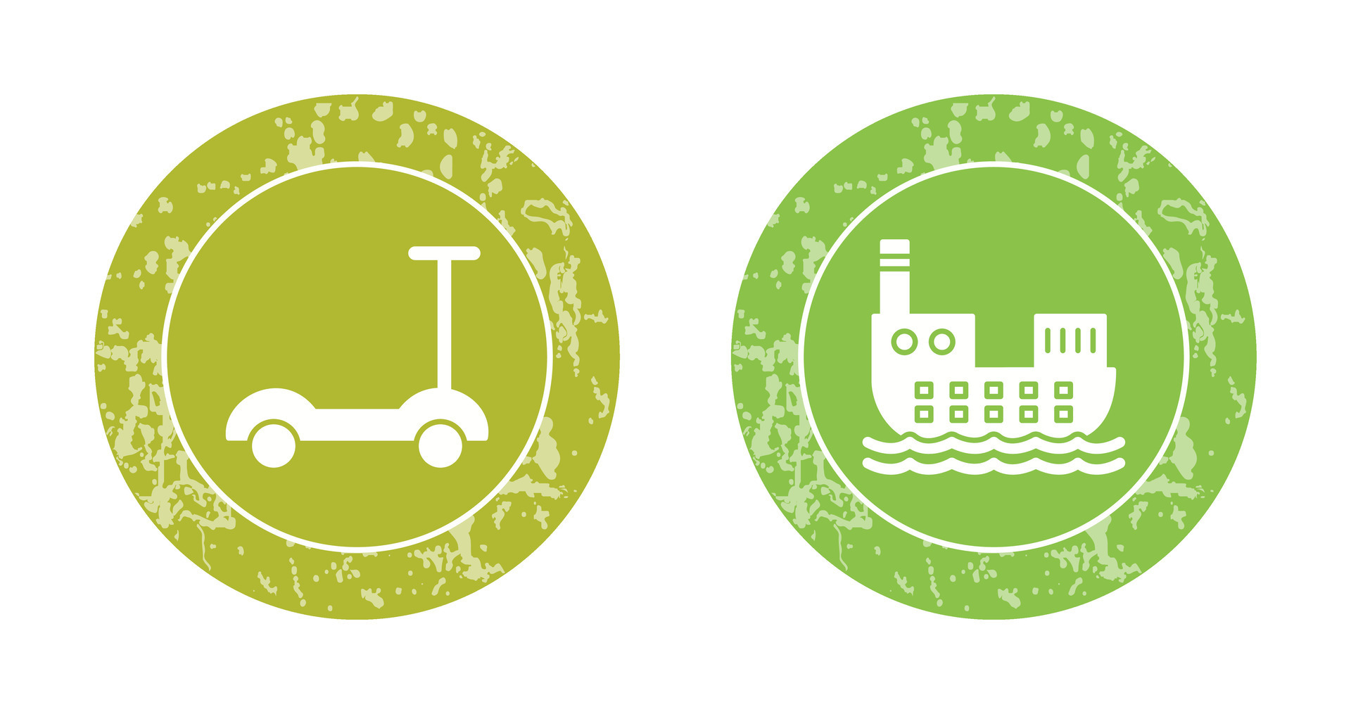 Scootie and Cargo Ship Icon 32628536 Vector Art at Vecteezy