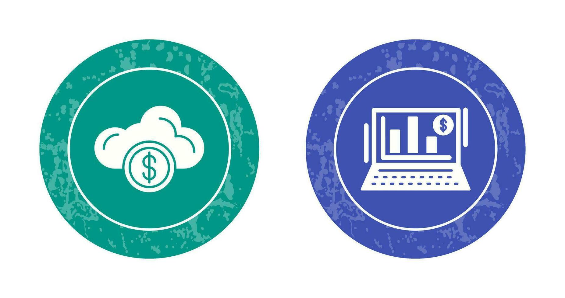 Cloud Computing and Bar Chart Icon 32631937 Vector Art at Vecteezy