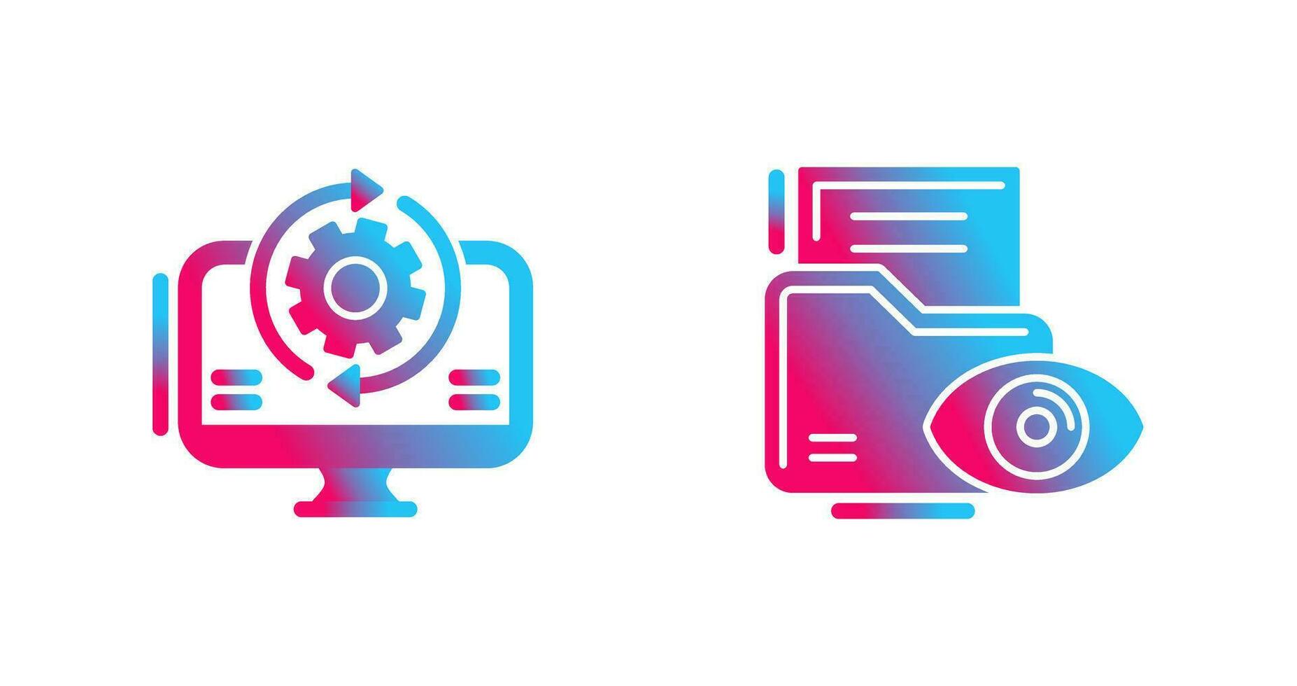 Synchronization And Data Visualization Icon 32634121 Vector Art At Vecteezy
