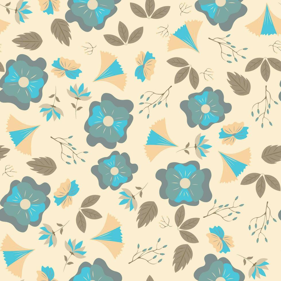Abstract Flower Pattern Background Vector Illustration 32635600